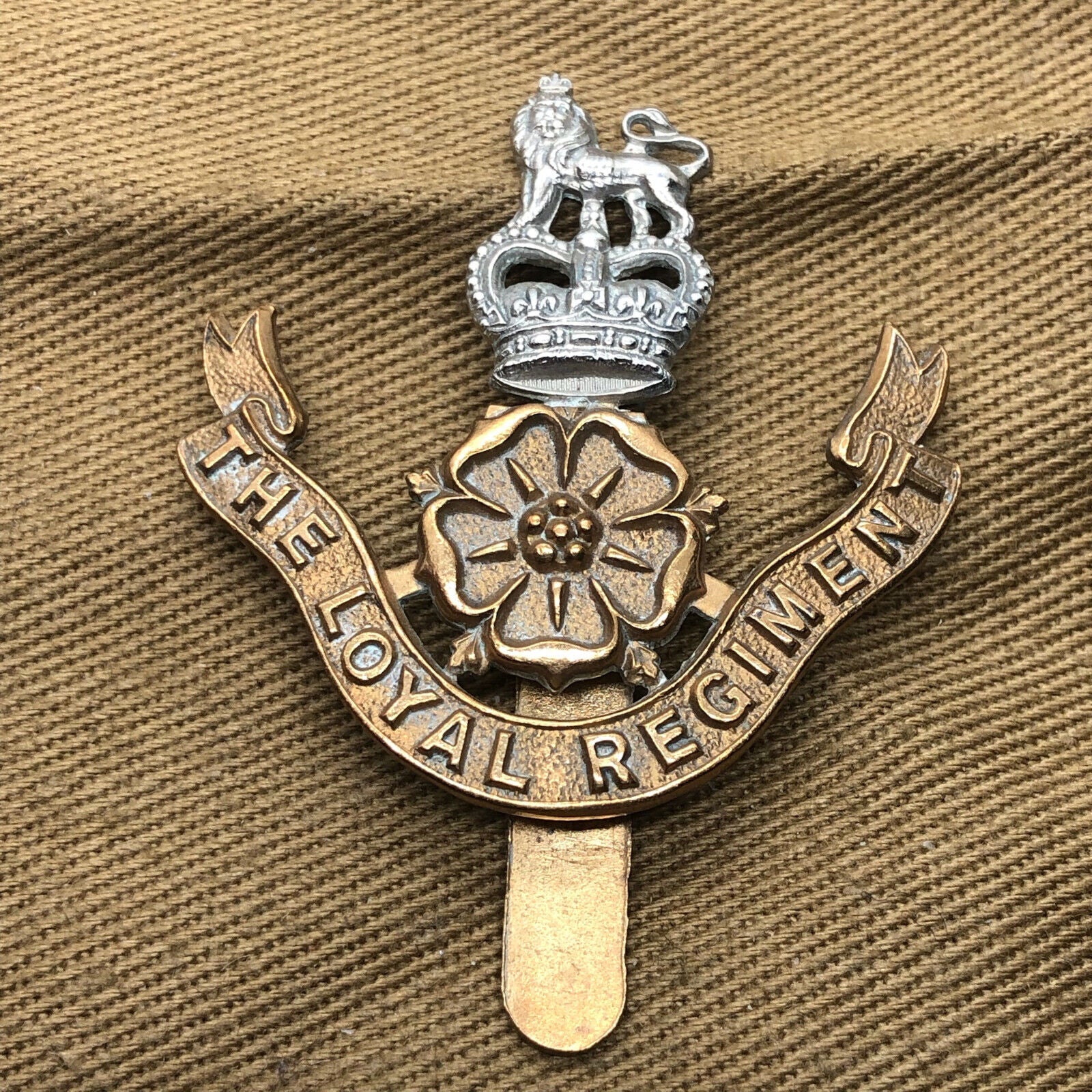 Genuine British Army Cap Badge - The Loyal Regiment | For Sale | The ...