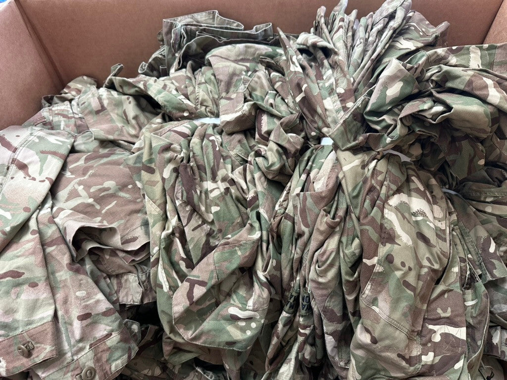 10 x British Army MTP Combat Jacket - Bulk Surplus Job Lot Camo Shirt ...