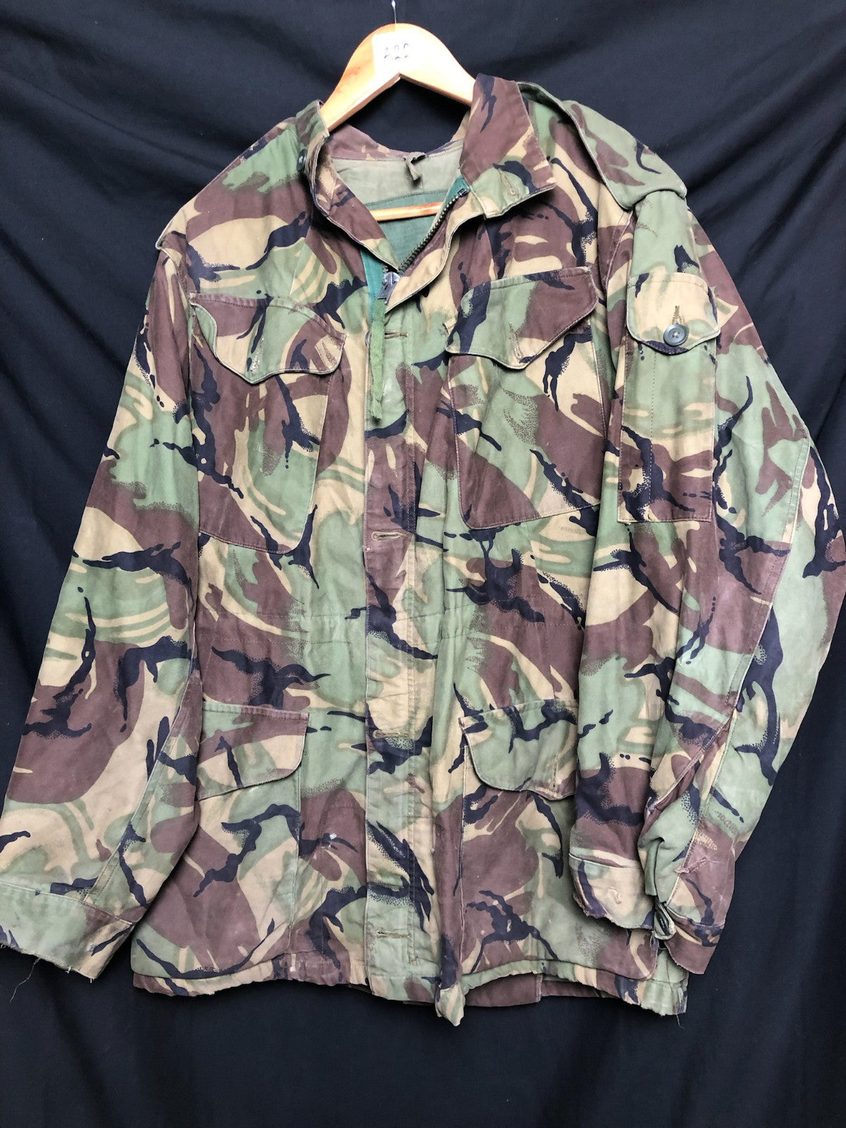 Genuine British Army 68 Pattern DPM Camouflaged Combat Jacket - Size 5 ...