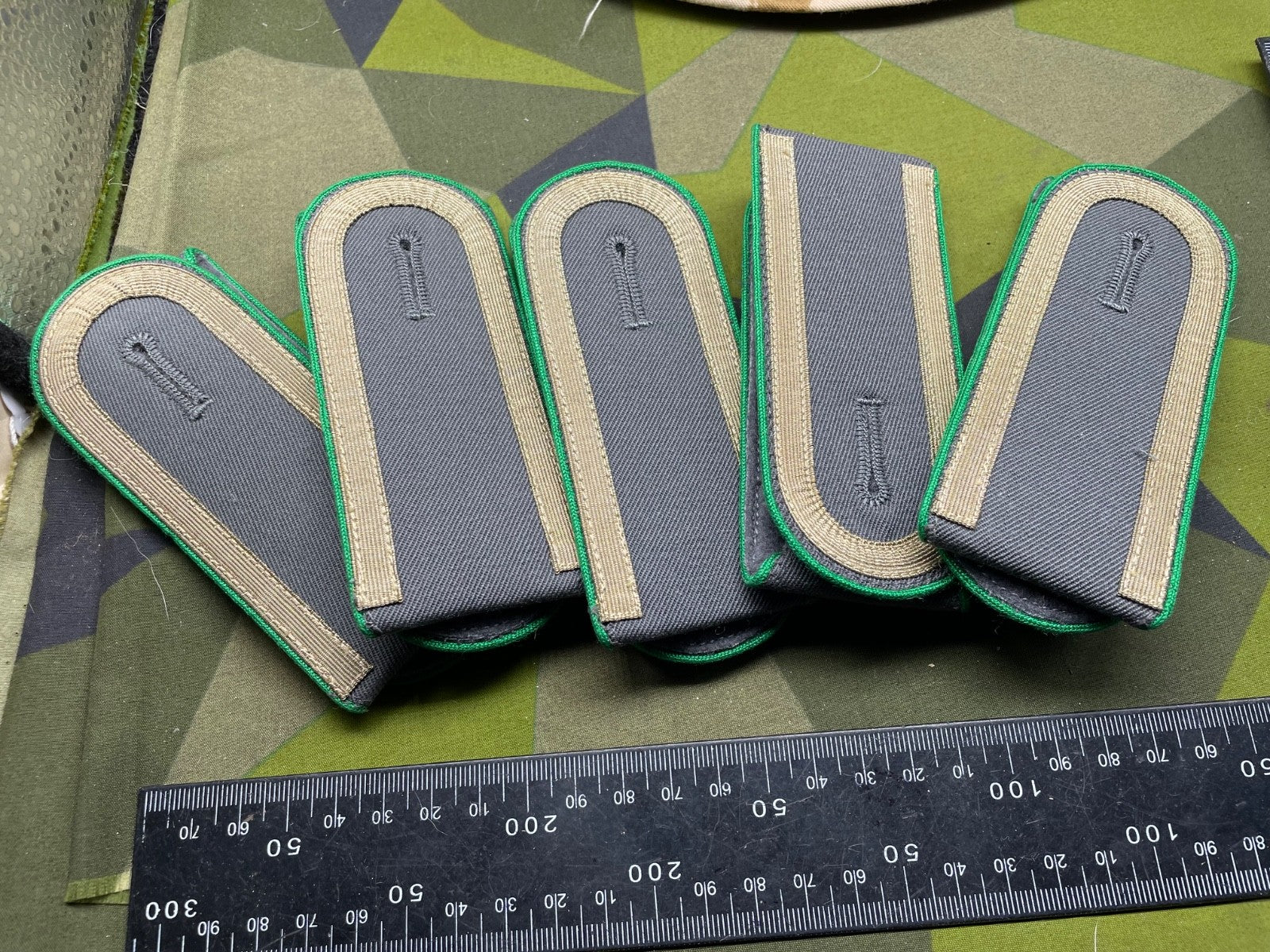 1 Pair of Original Post WW2 German Army Green Piped Mountain Troops ...