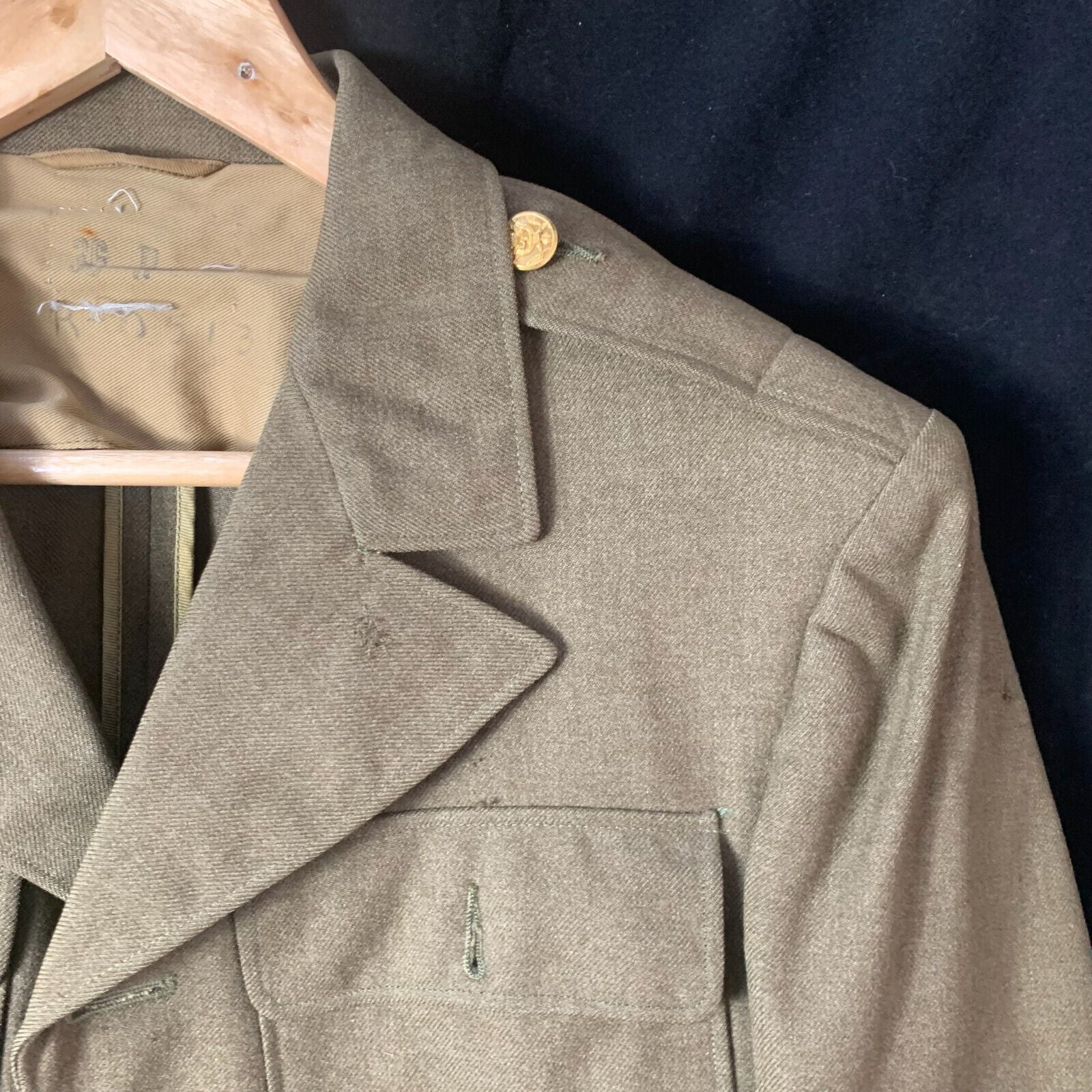 Original WW2 US Army Class A Dress Jacket 1940 - Private Ryan Prop - 36 ...