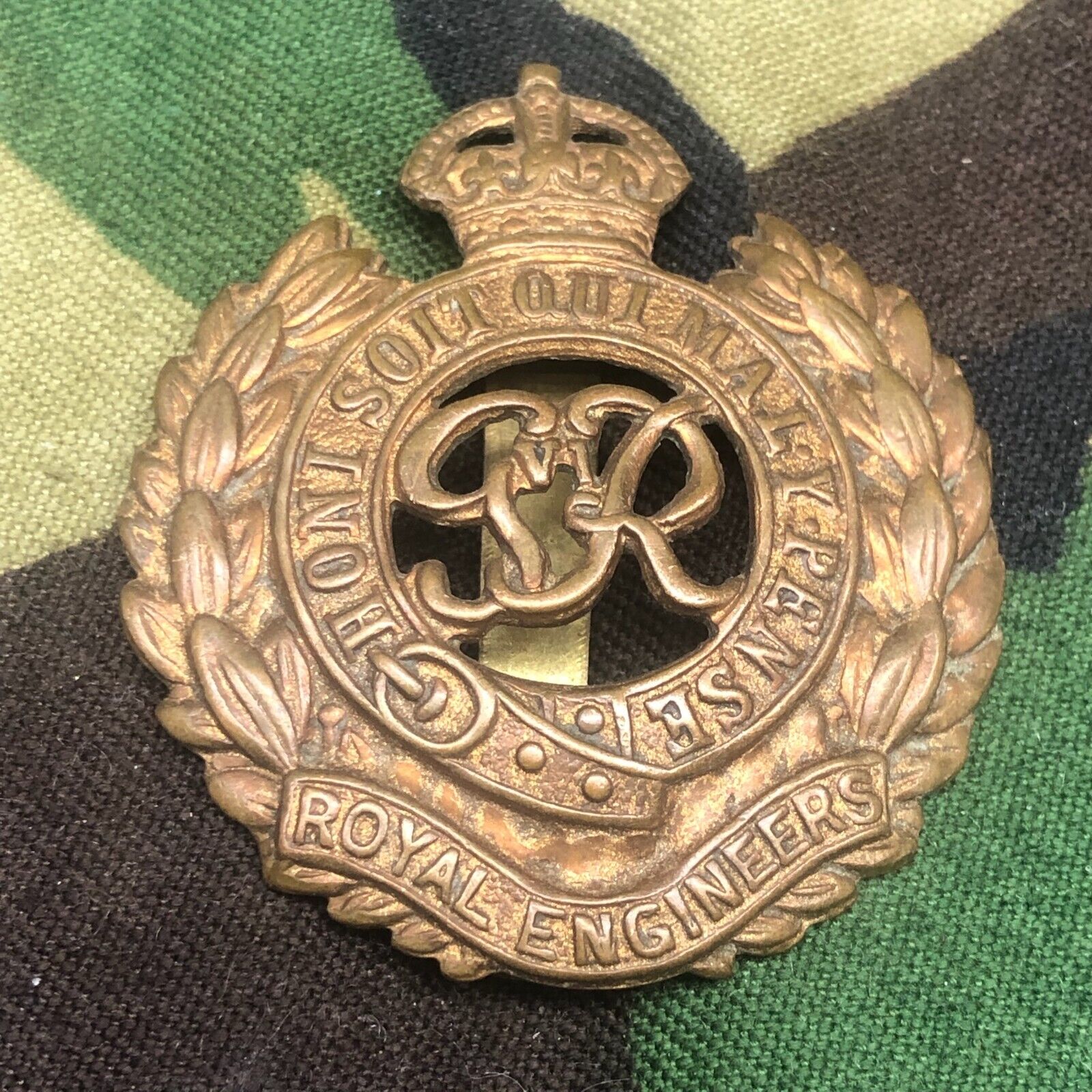 Original WW2 British Army Cap Badge - Royal Engineers | For Sale | The ...