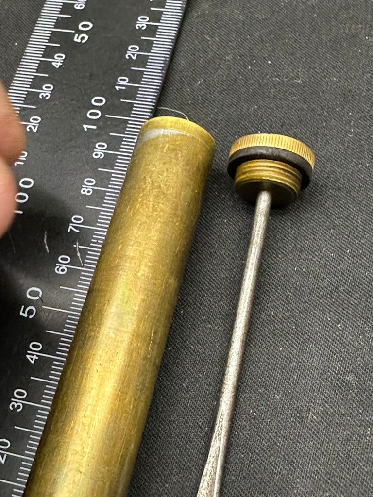 Original WW2 British Army Brass SMLE Lee Enfield Oil Bottle - H.J&S ...