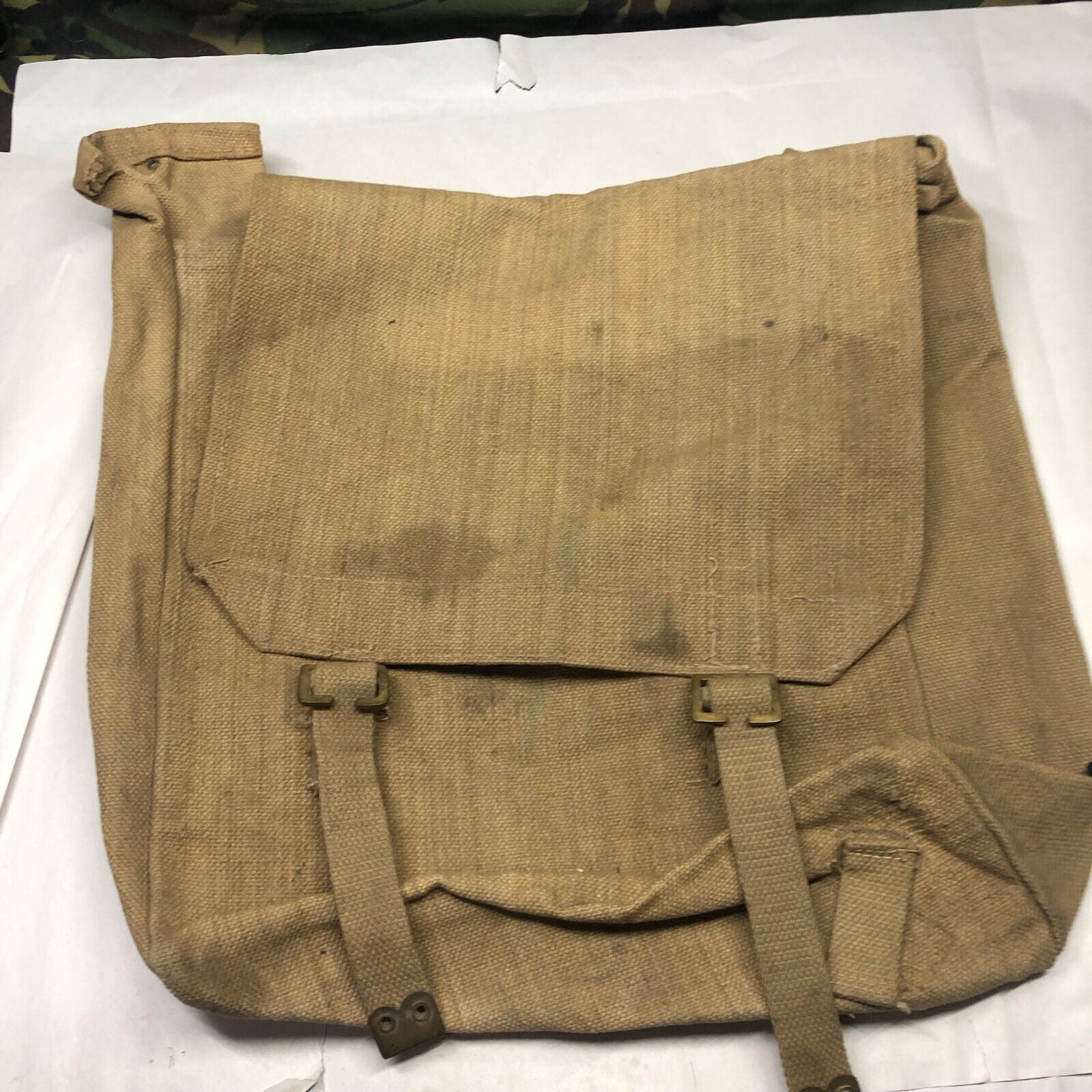 Original WW2 British Army Indian Made Large Pack 37 Pattern - 1940 ...