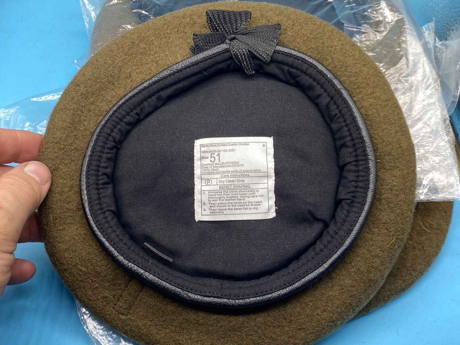 Original British Army Guards Division Beret - Dress Uniform Hat NEW ...