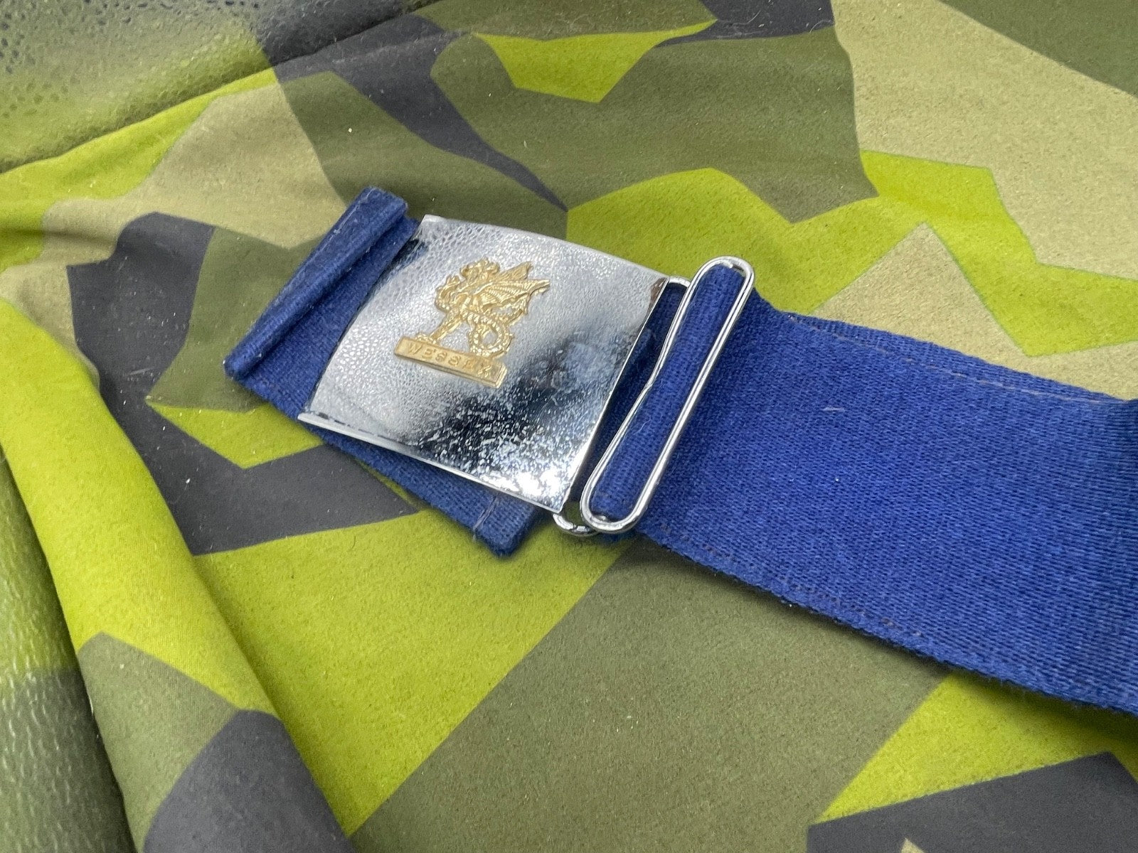 Original British Army Wessex Regiment Stable Belt & Buckle | For Sale ...