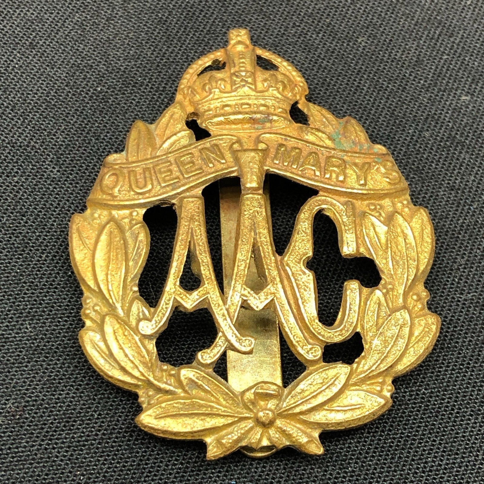 Original WW1 British Army Cap Badge - Queen Mary's Army Auxiliary Corps ...