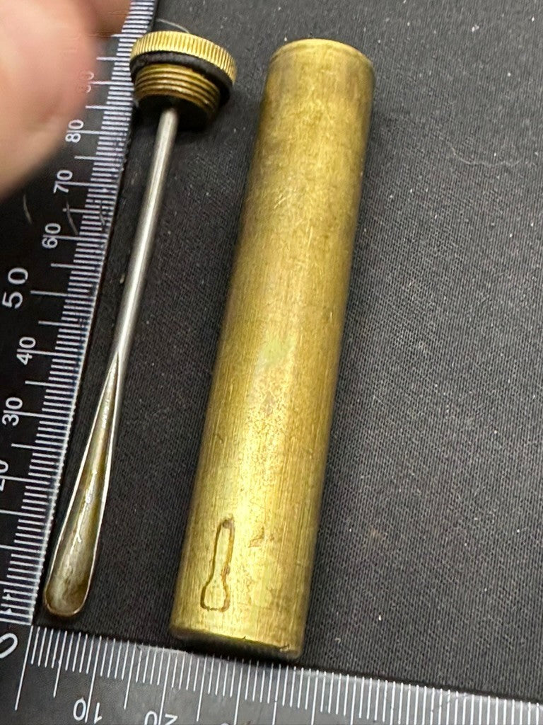 Original WW2 British Army Brass SMLE Lee Enfield Oil Bottle - H.J&S ...
