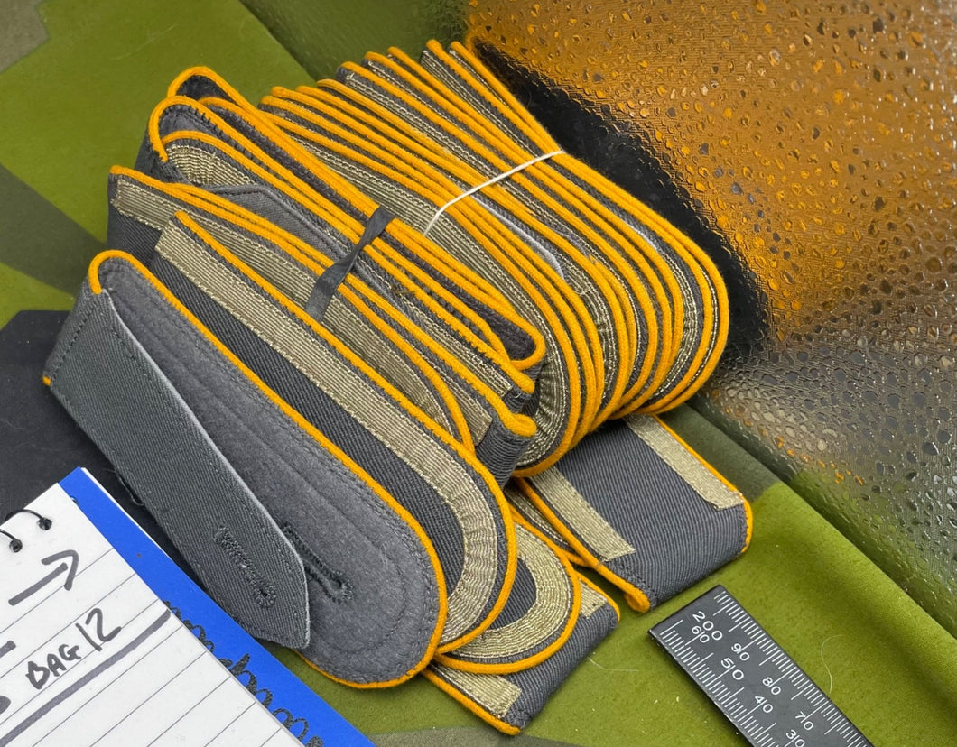 1 Pair of Original Post WW2 German Army Yellow Piped Epaulettes | For ...