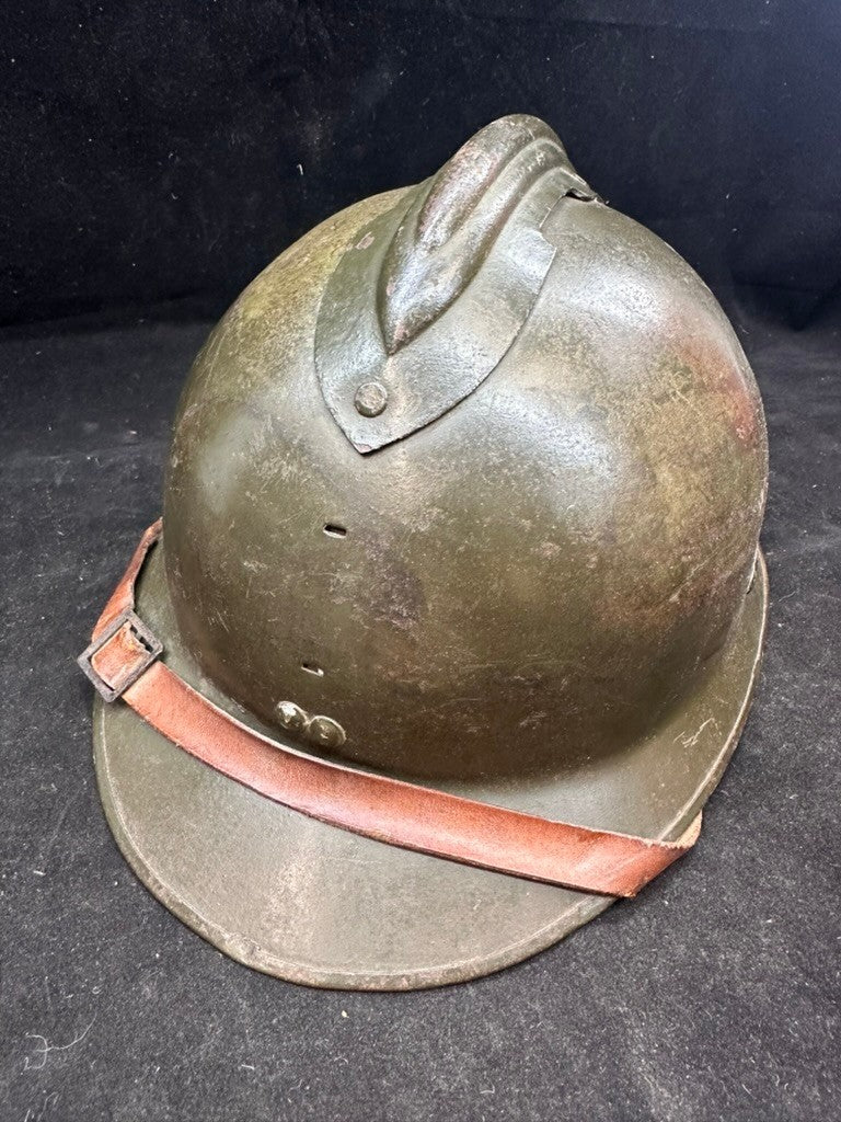 Original WW2 French Army M-1926 Adrian Helmet - Complete with Liner ...