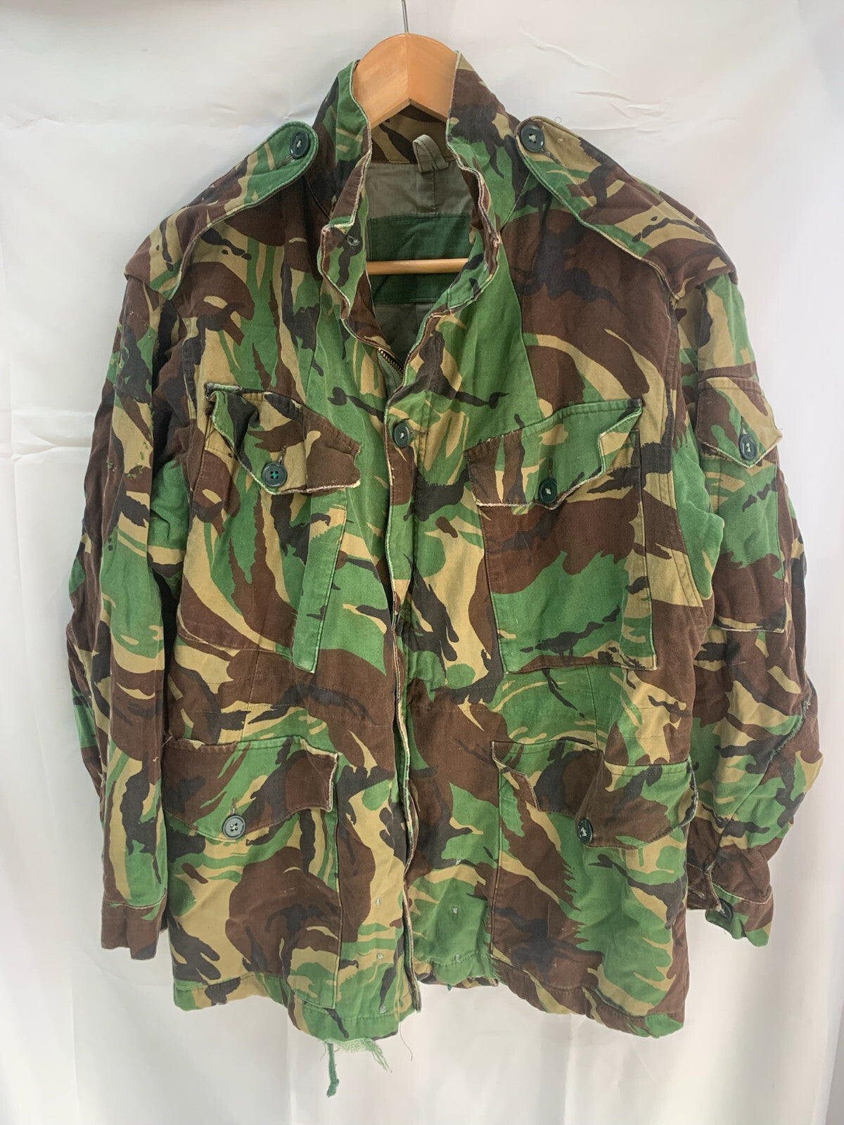 Original British Army 68 Pattern DPM Camouflaged Smock - Size 1 - 36 ...