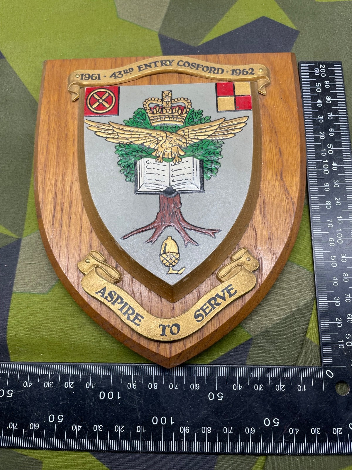 Original British RAF 1961 / 62 - 43rd Entry Cosford Wall Plaque | For ...