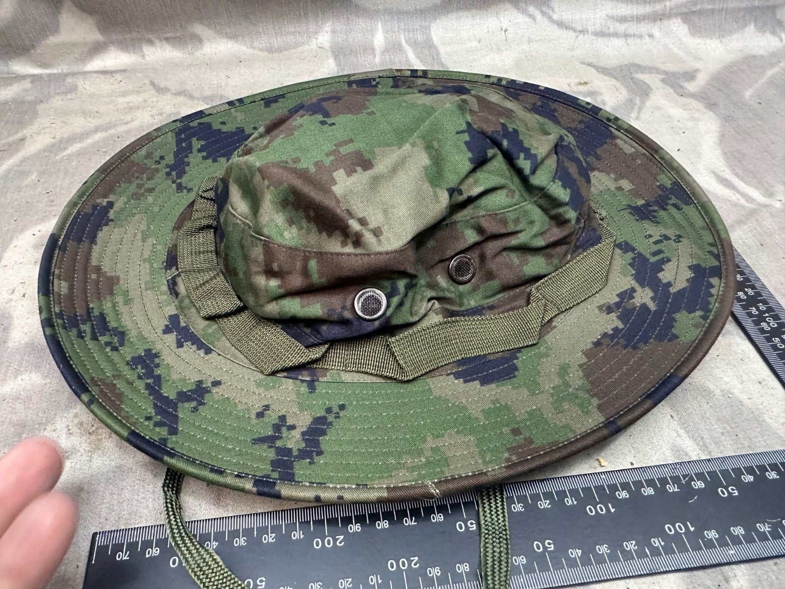Genuine US Army Jungle Camouflage Boonie Sun Hat Hot Weather Type II ...
