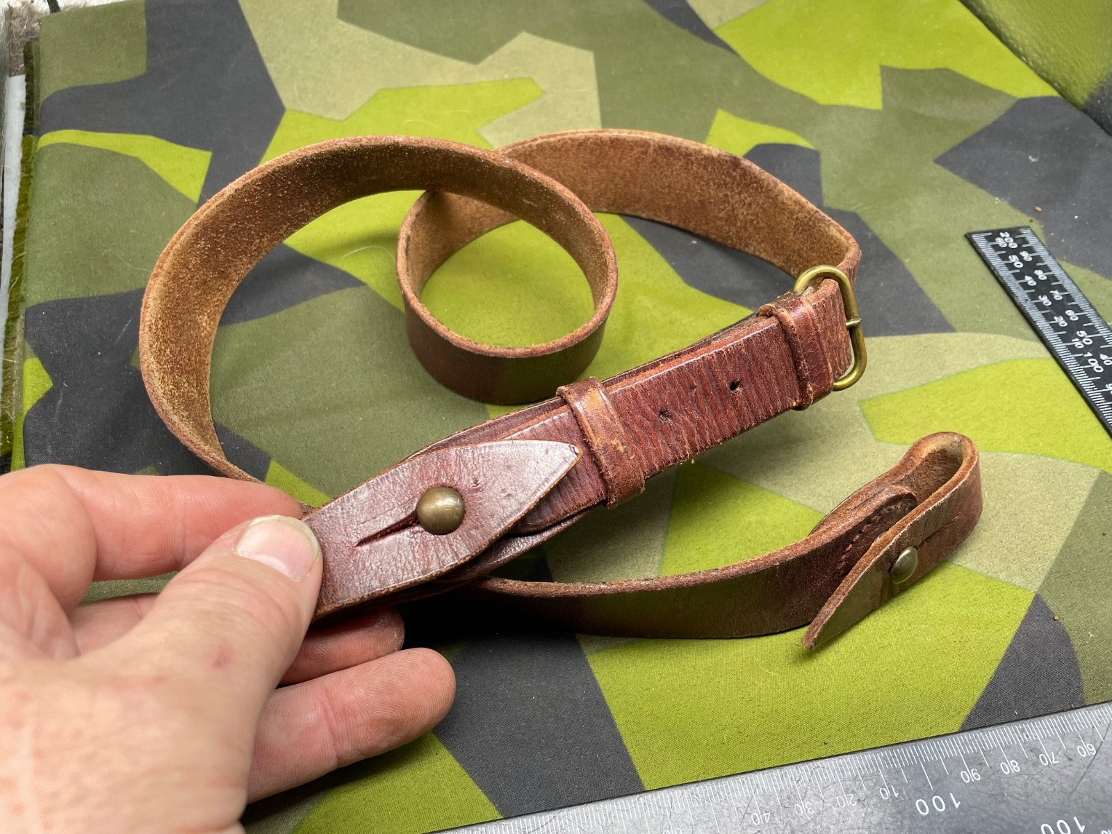 Original WW1 / WW2 British Army Officer's Sam Brown Cross Belt - 3 ...