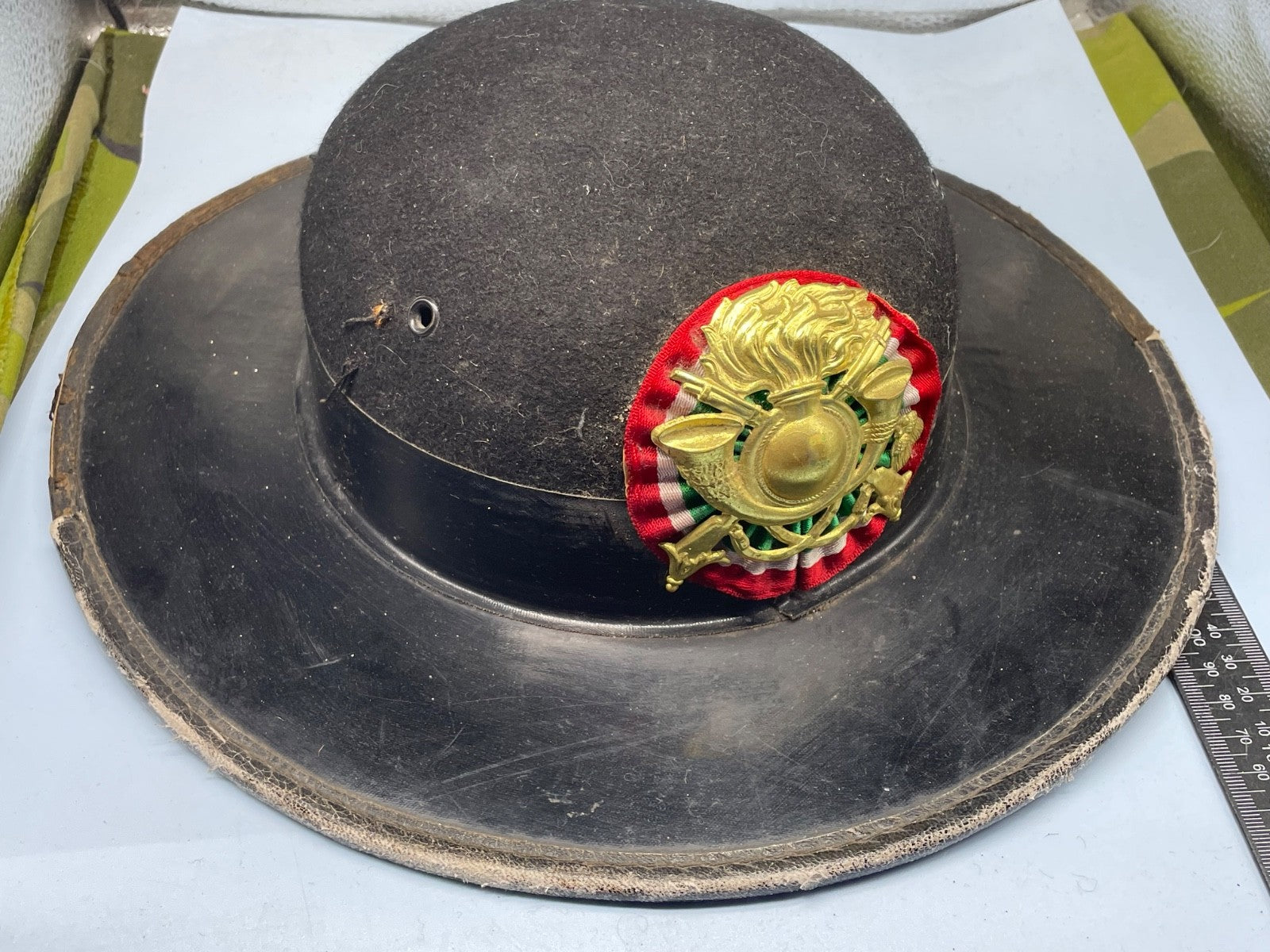 Original Italian Army Hat, Moretto Bersaglieri Battalion, Jamiano ...