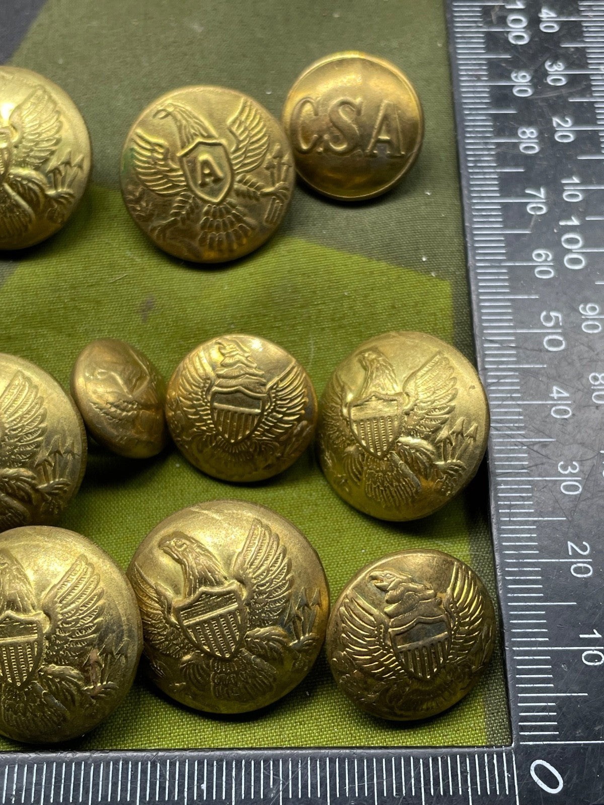 Interesting Group of American Civil War / Indian Wars Buttons | For ...