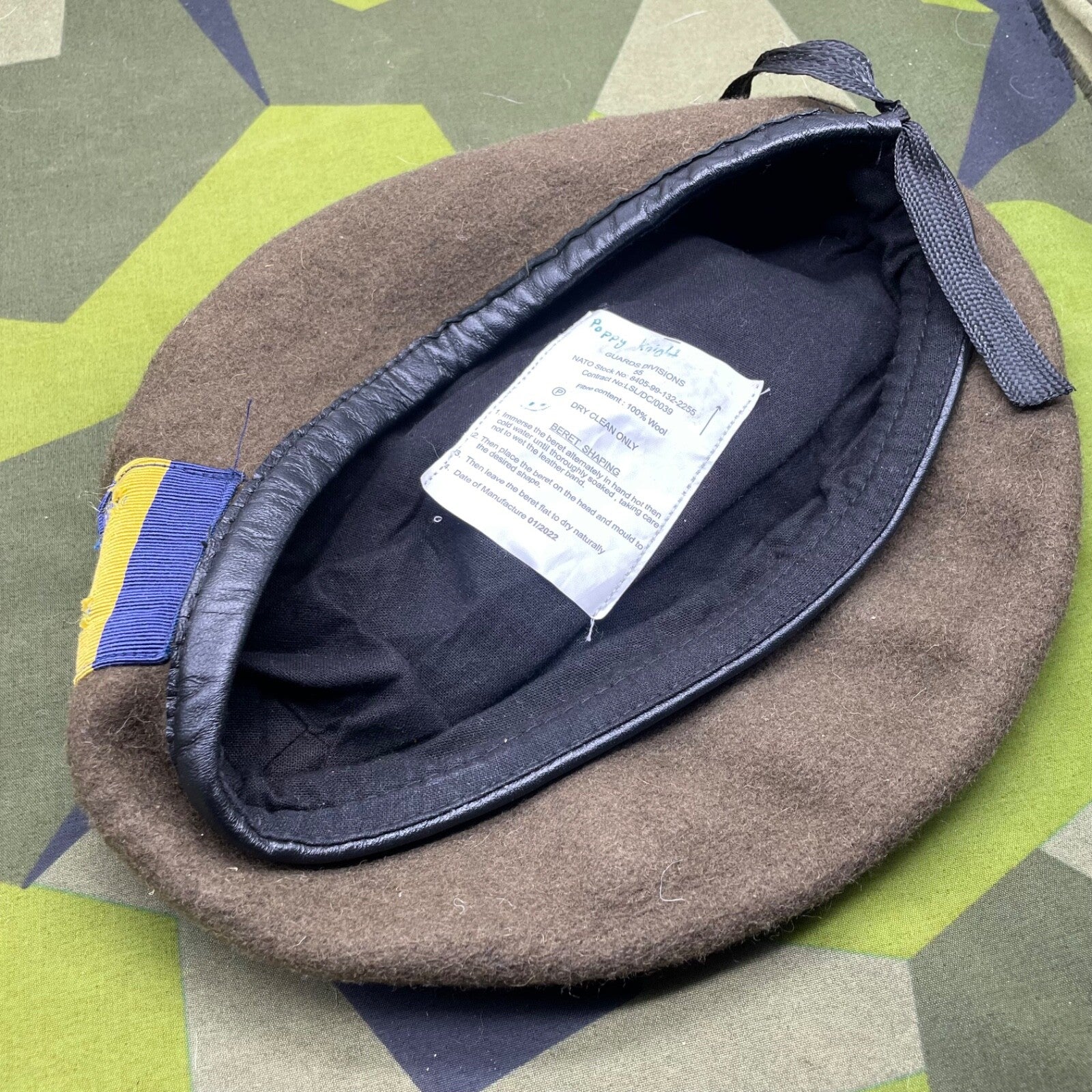 Original British Army Guards Divisions Beret - Size 55cm | For Sale ...