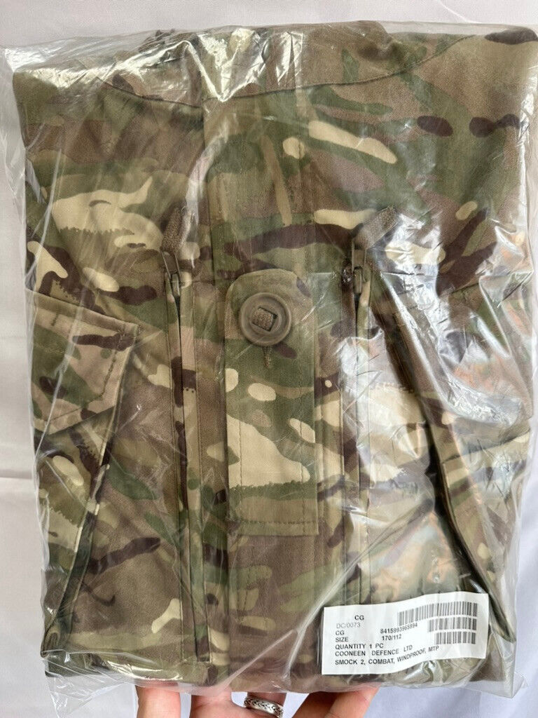 NEW Genuine British Army MTP PCS Windproof Camouflage Combat Smock 2 ...