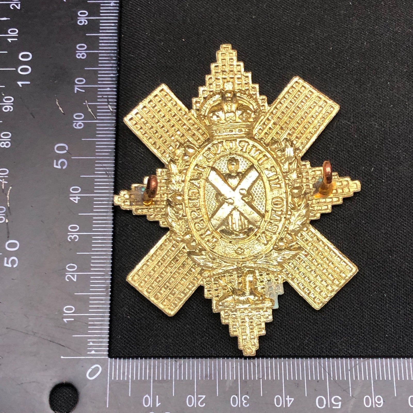 Original British Army Black Watch Royal Highland Cap Badge | For Sale ...