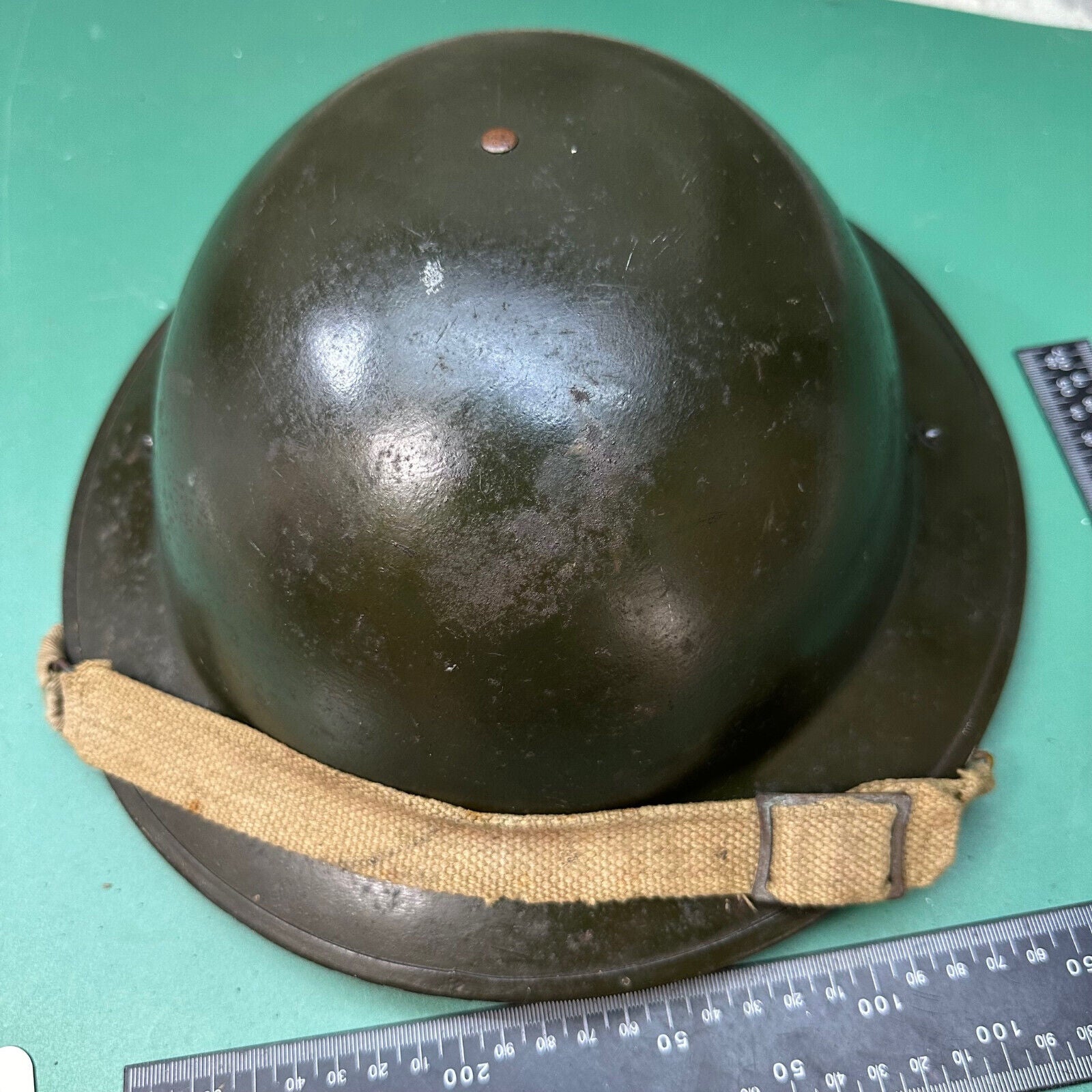 Original WW2 British Army Mk2 Brodie Helmet - Complete w/Liner ...