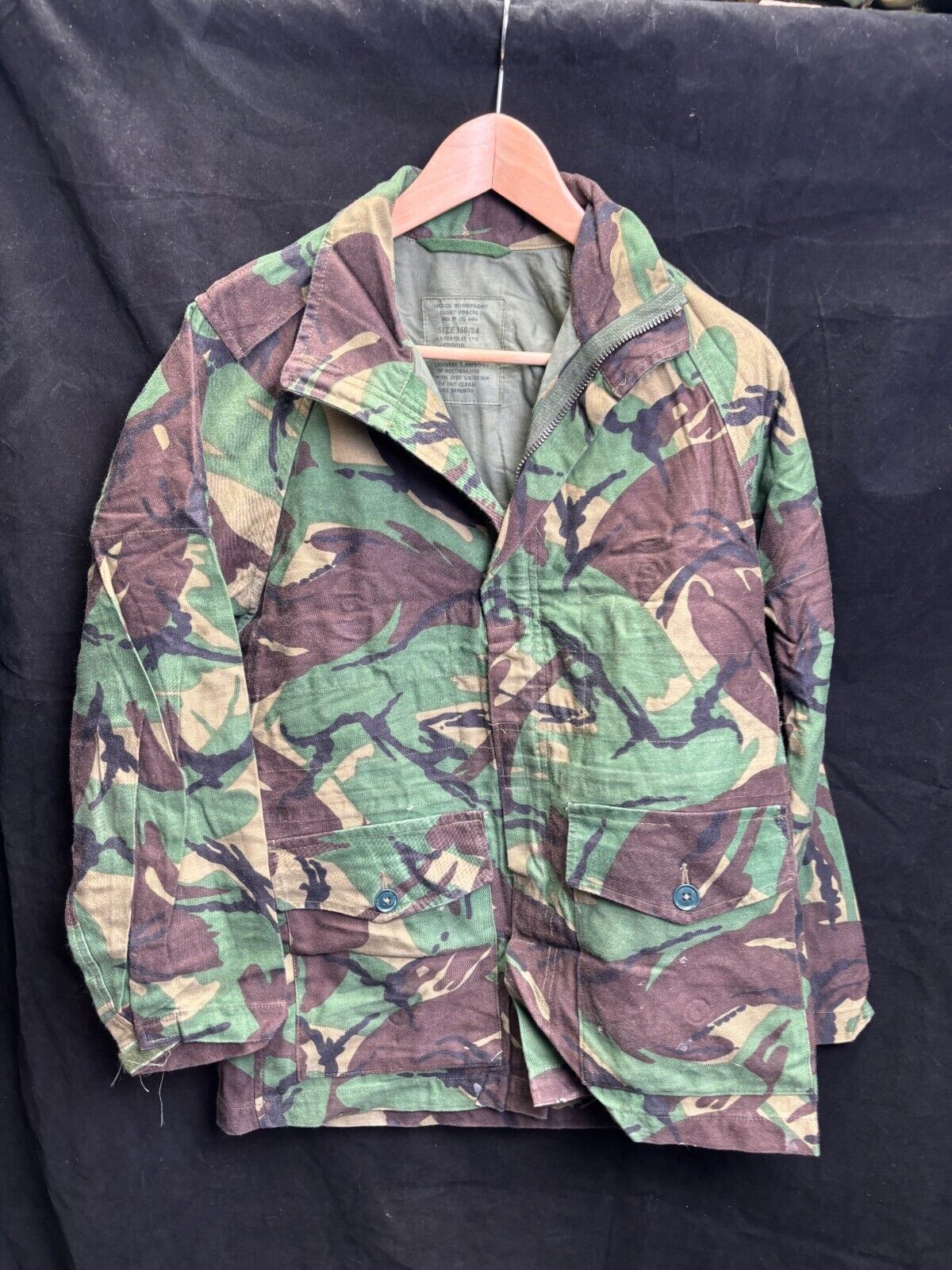 Surplus British Army DPM Pattern Camouflaged Smock Windproof Cadet-160/ ...