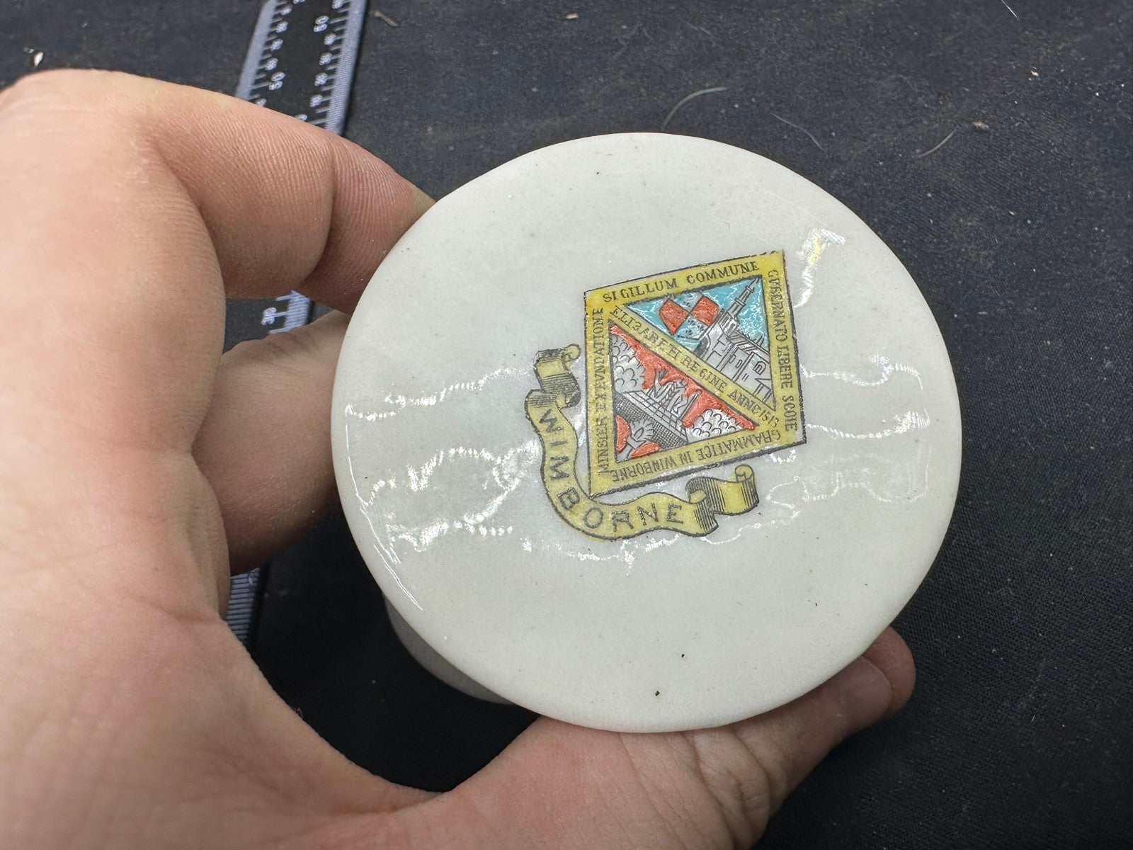 Genuine WW1 Crested China Peaked Officers Cap Hat - Wimborne | For Sale ...