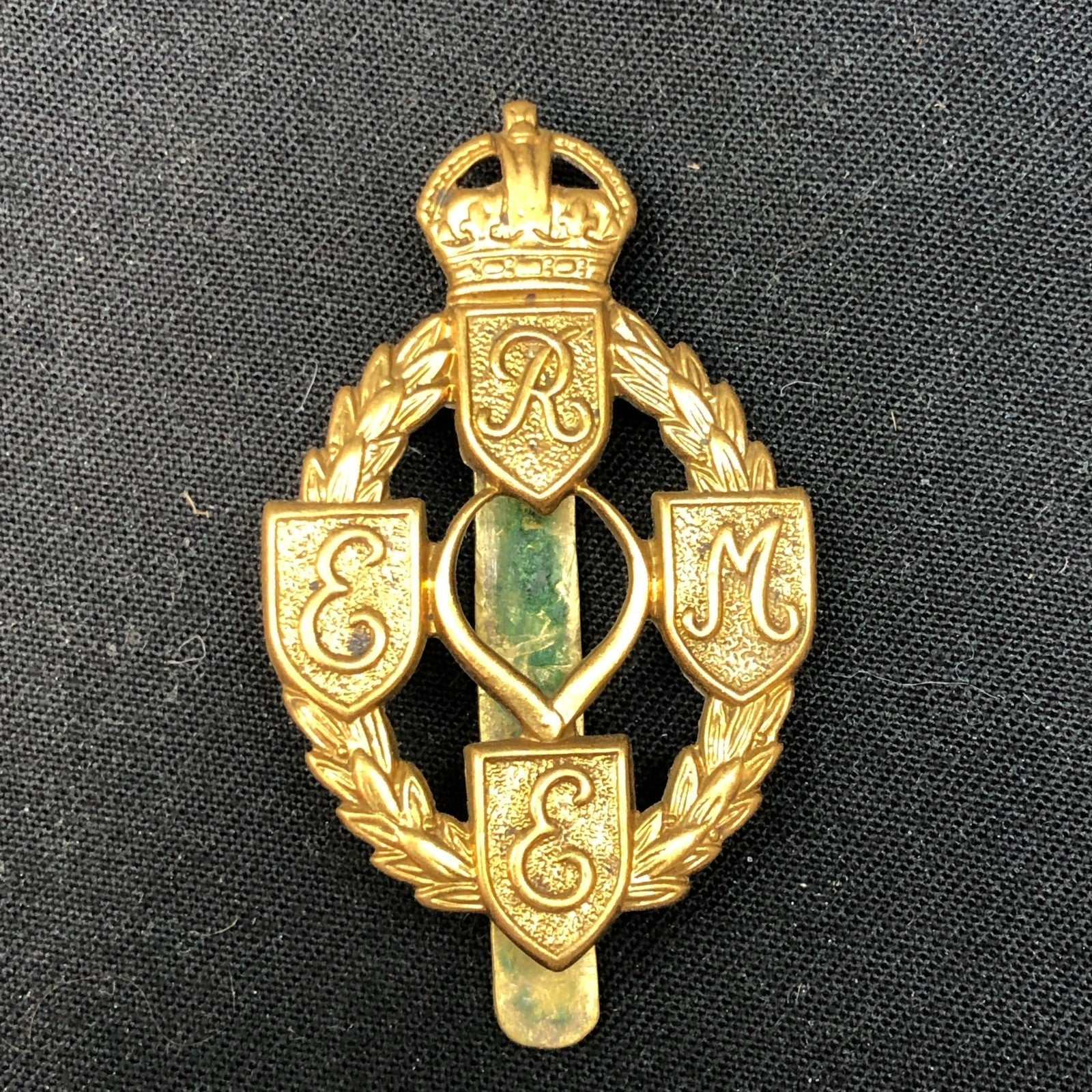 Genuine WW2 British Army Brass Cap Badge - REME | For Sale | The ...