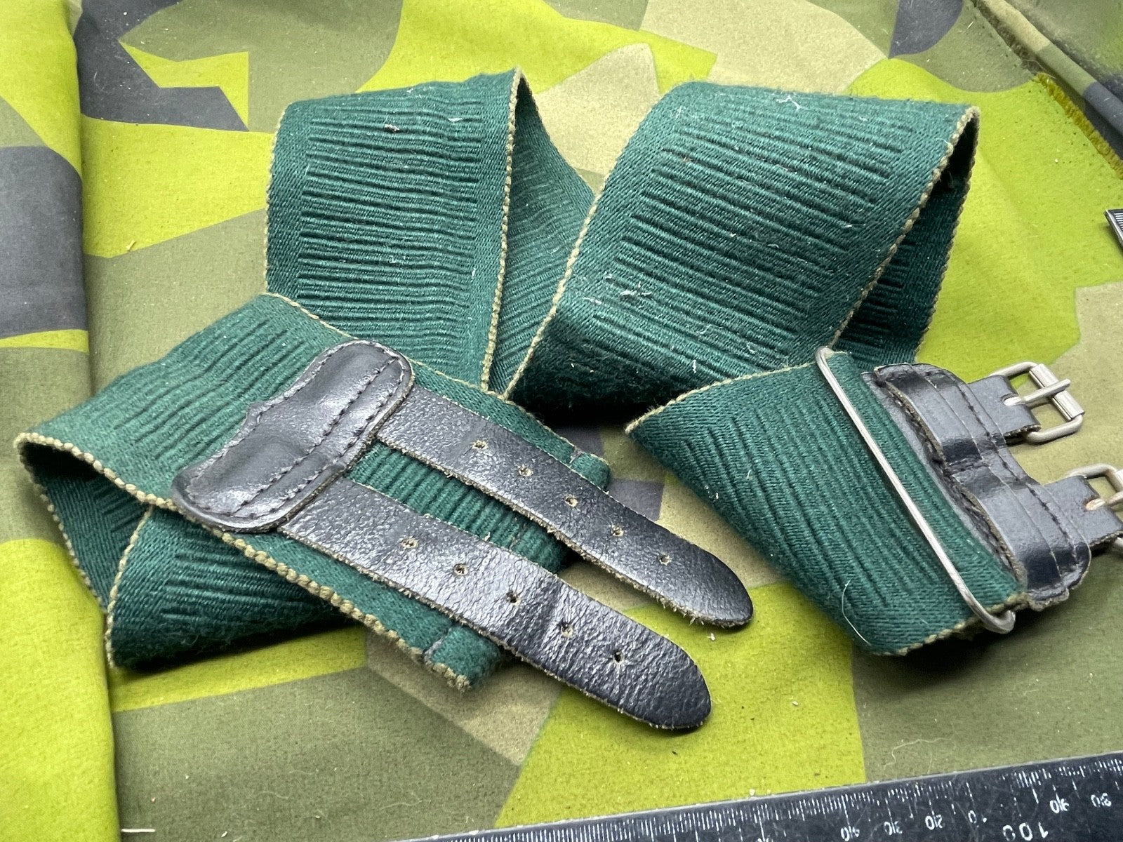 Original British Army Green Stable Belt - Size 34" Waist | For Sale ...
