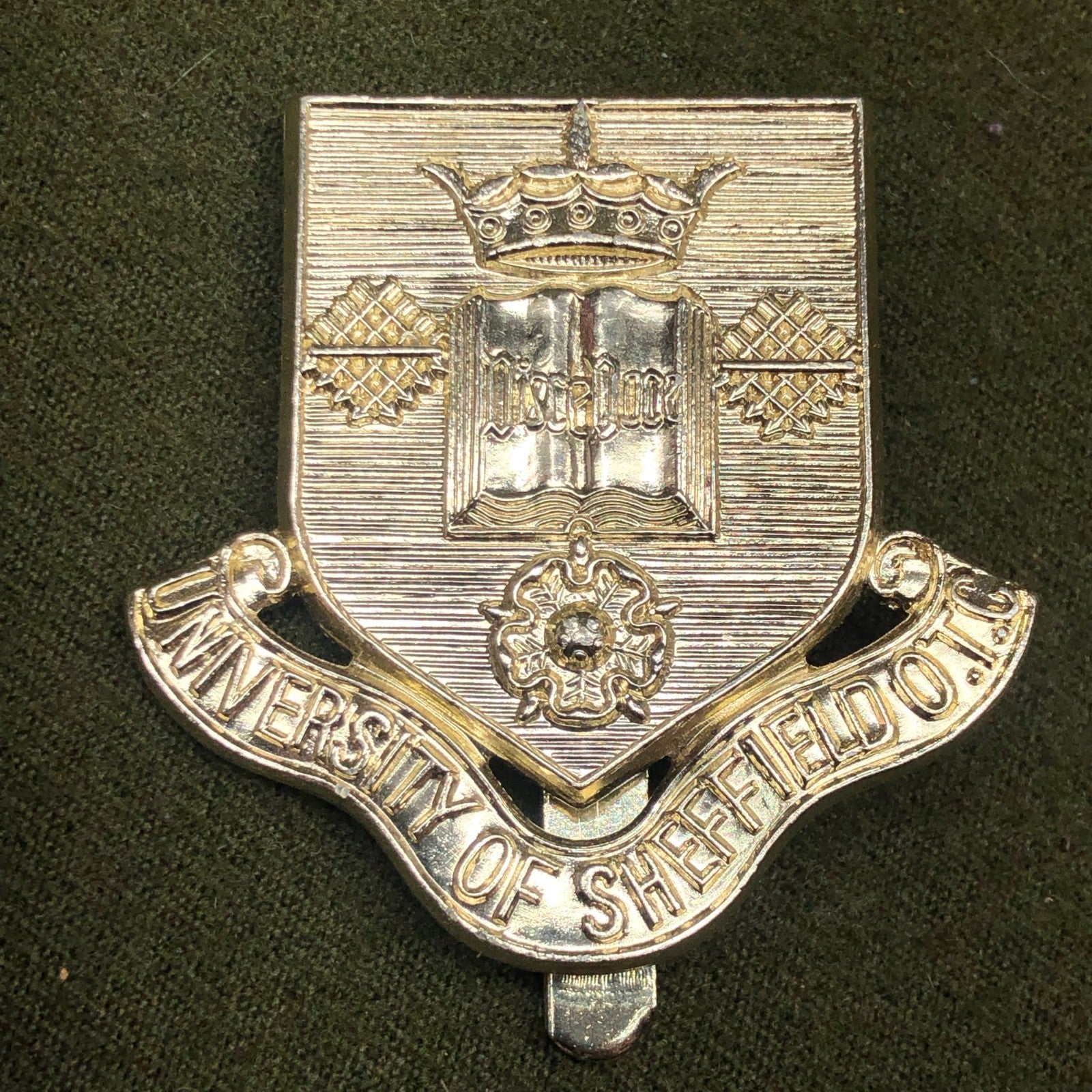British Army Regimental Cap Badge - Original - University of Sheffield