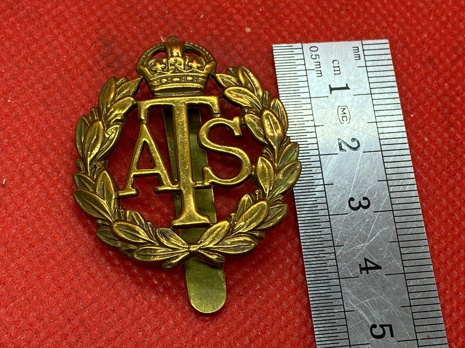 Original WW2 British Army - Auxiliary Transport Service ATS Cap Badge ...