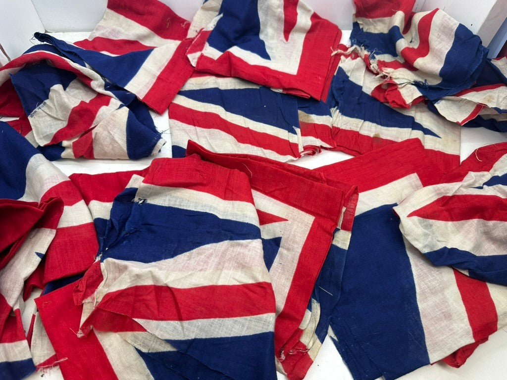 Original WW1/WW2 British Army Union Jack Cotton Flag - 85cm x45cm ...