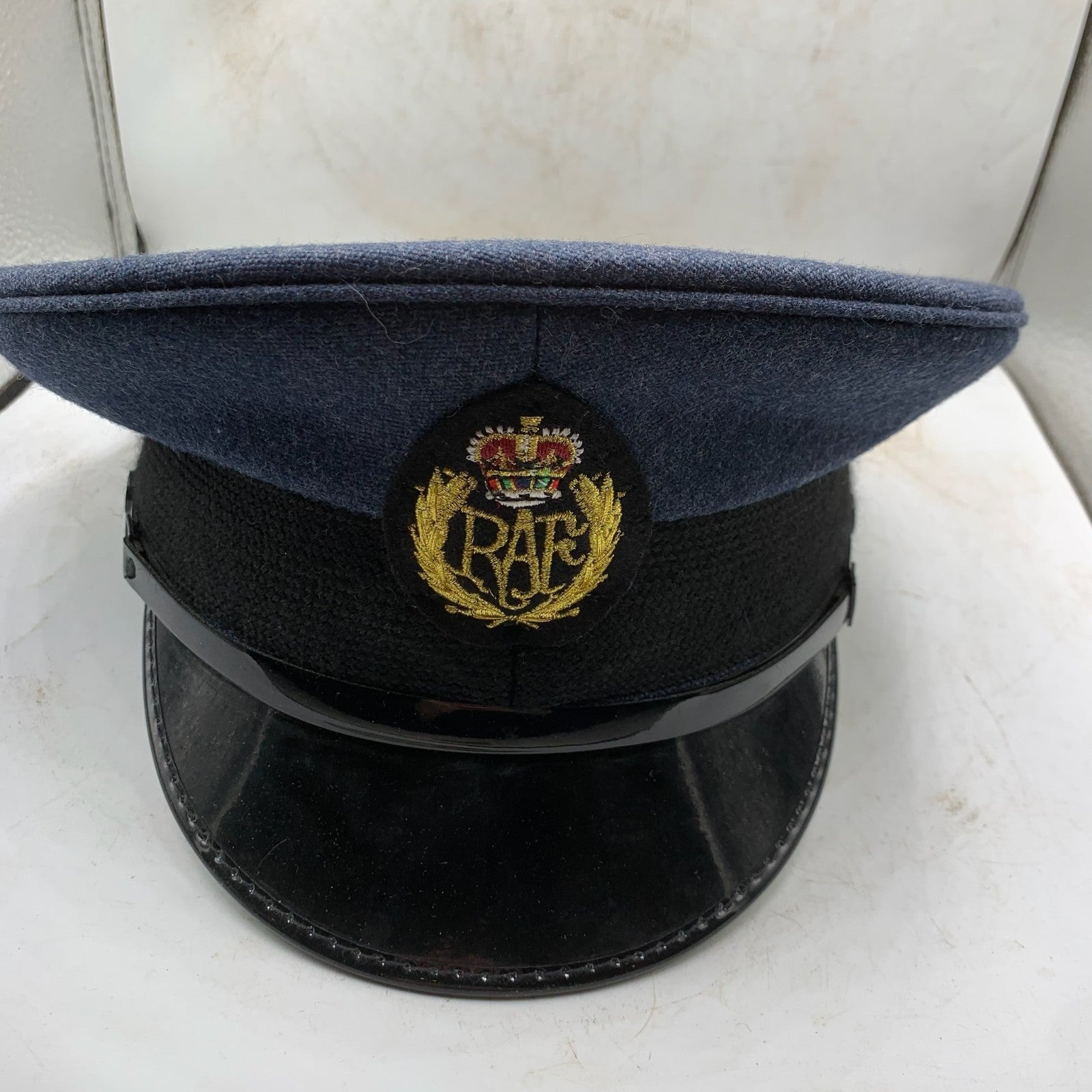 Genuine British Royal Air Force RAF Peaked Dress Cap - Size 56cm | For ...