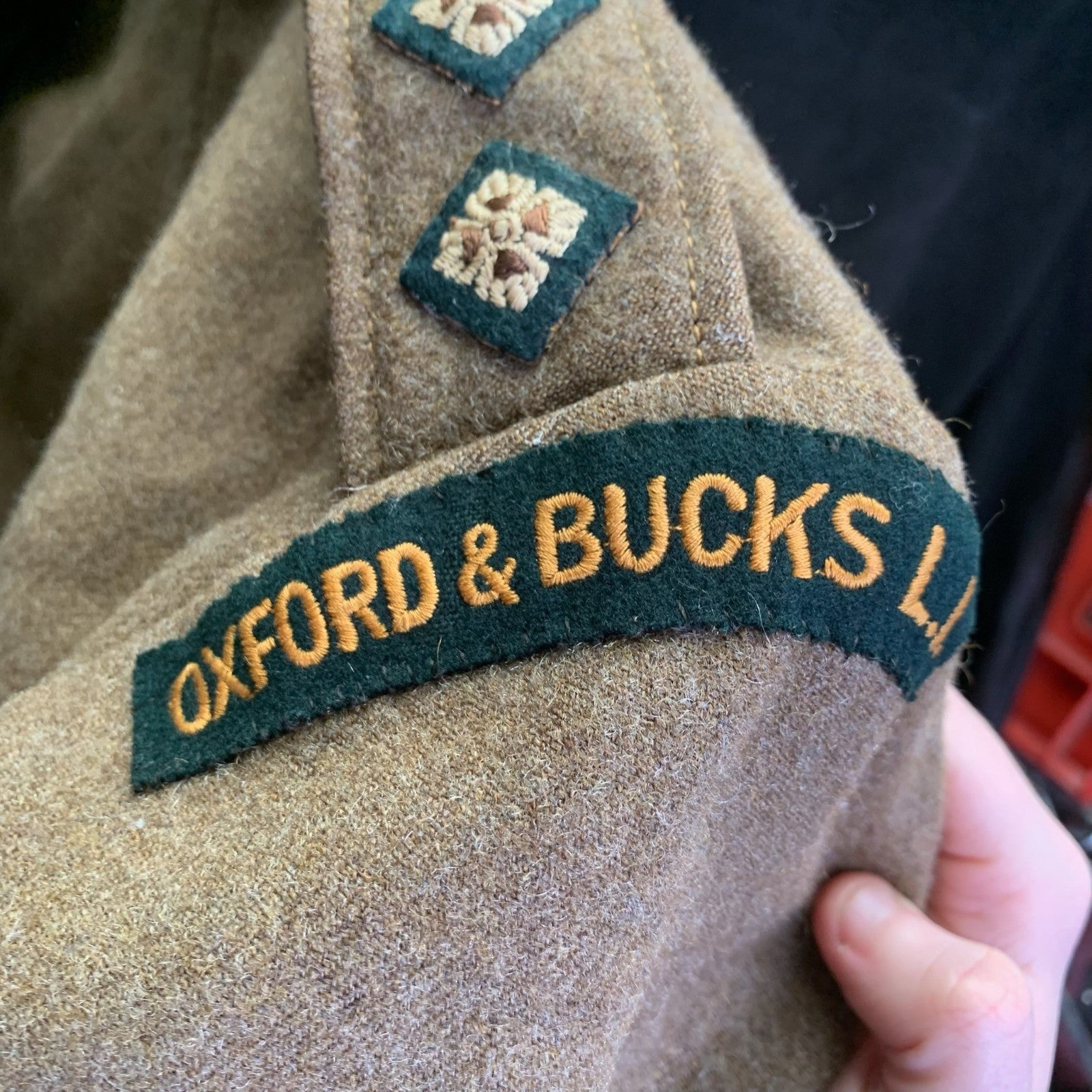 Original British Army Serge Battledress Uniform Jacket - Oxs & Bucks ...