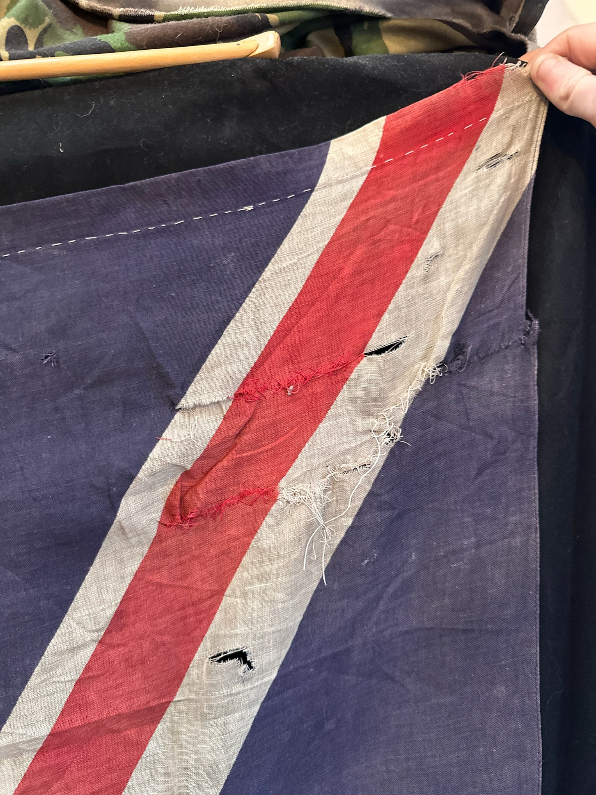 Original WW2 British Army / Home Front Union Jack Cotton Printed Flag ...