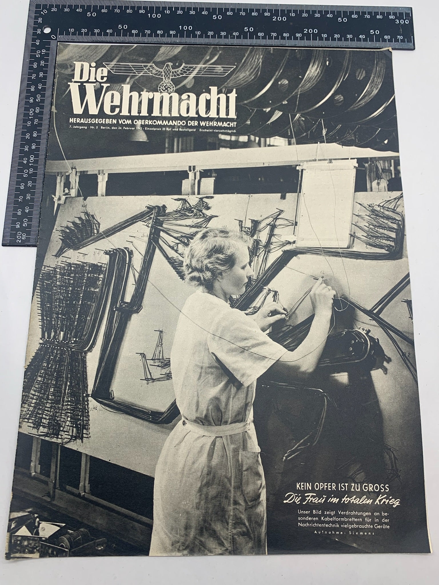 Die Wehrmacht German Propaganda Magazine Original WW2 - 24th February ...