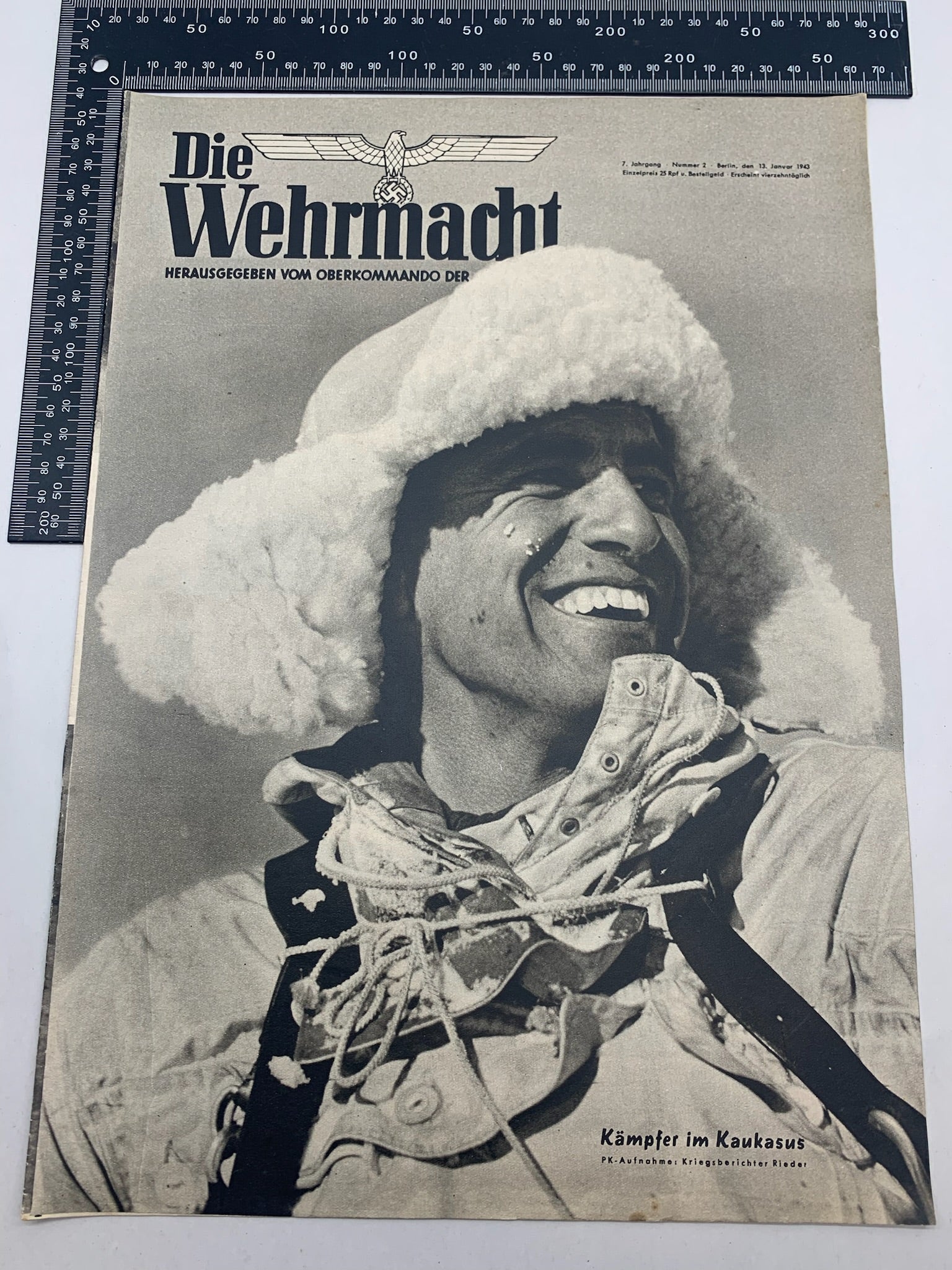 Die Wehrmacht German Propaganda Magazine Original WW2 - 13th January 1 ...