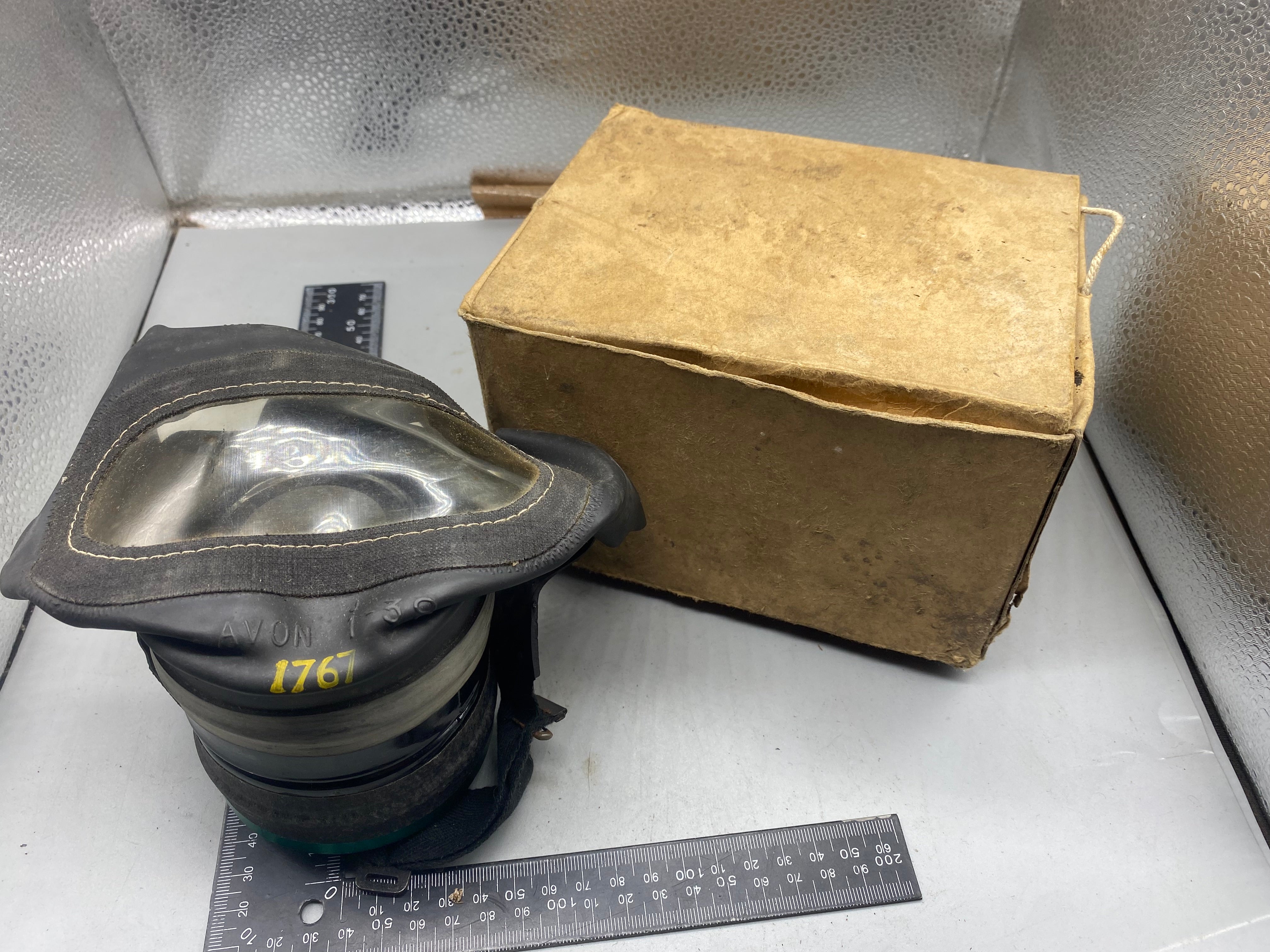 Original British WW2 ARP Officials / Home Front Gas Mask in Carrying ...