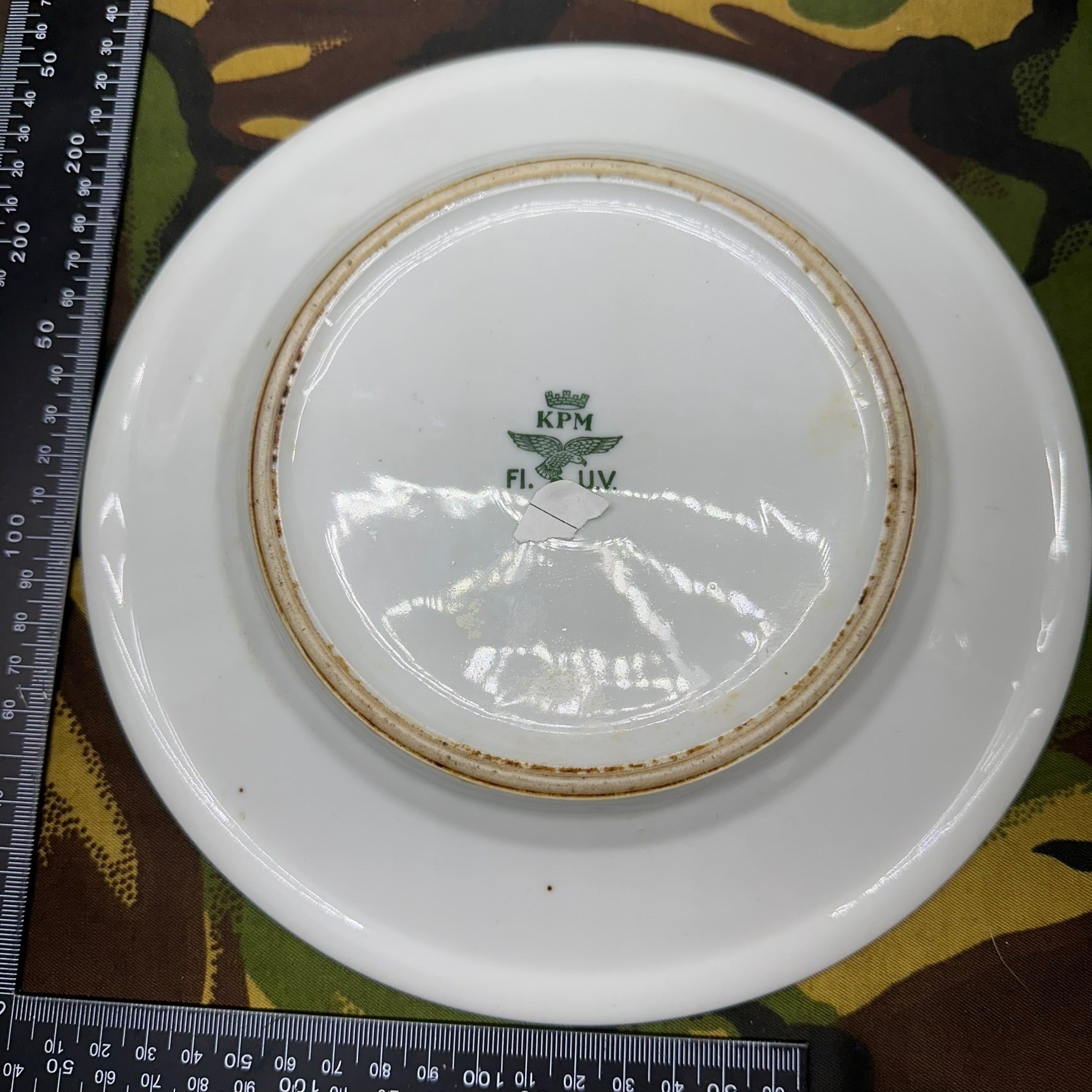 Original WW2 German Luftwaffe Air Force Porcelain Dinner Plate - 1942