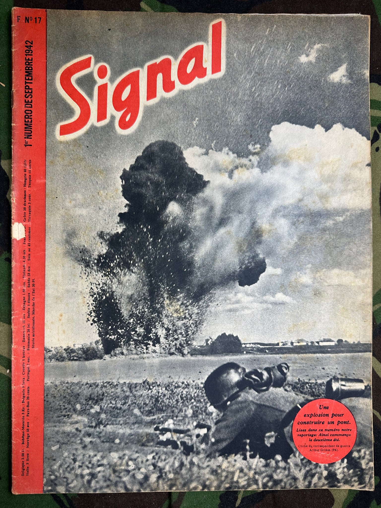 Original WW2 German Signal Magazine - September 1942 – The Militaria Shop