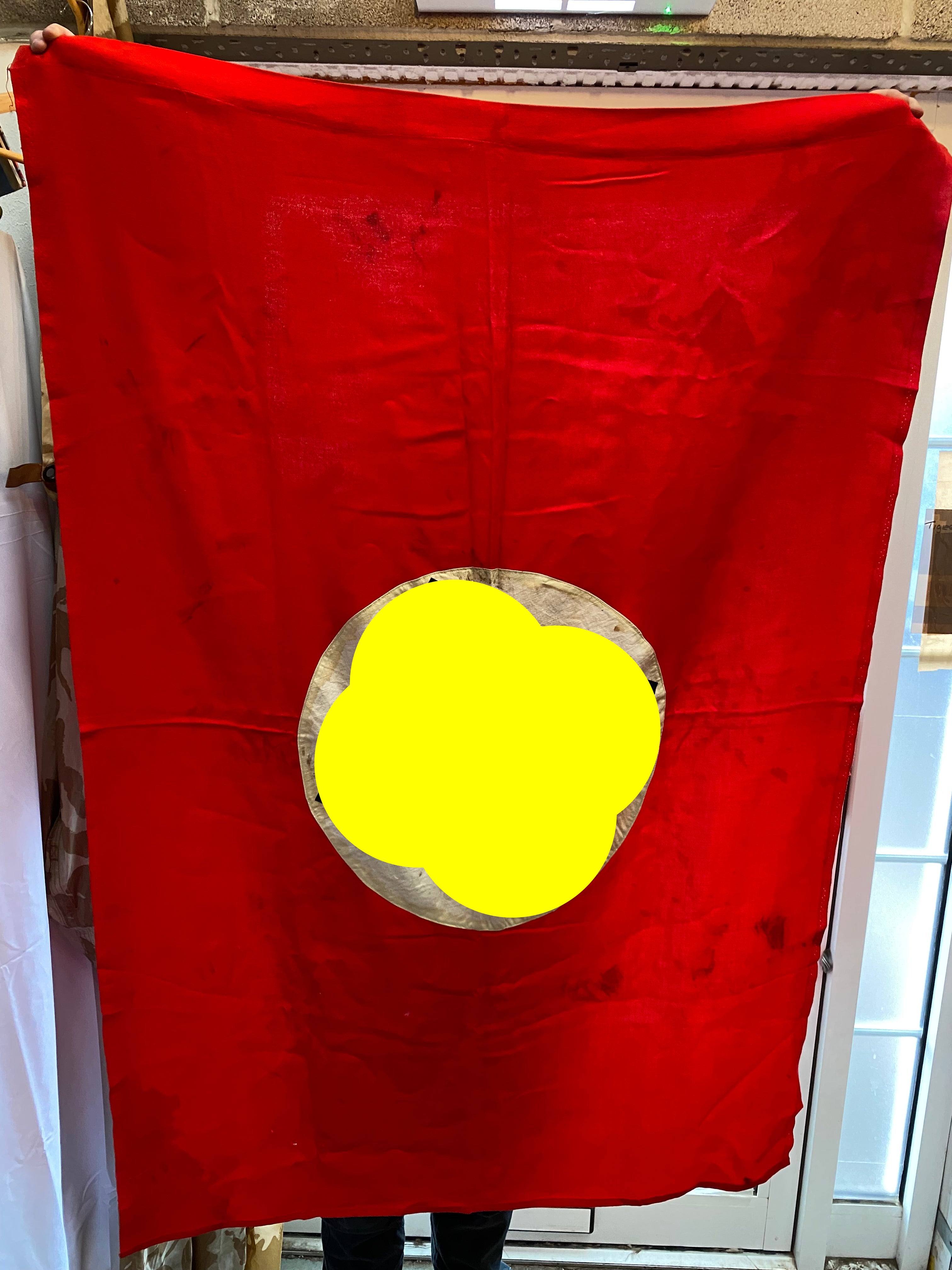 Original WW2 Single Sided German Recognition/Vehicle Flag - approx 5ftt ...