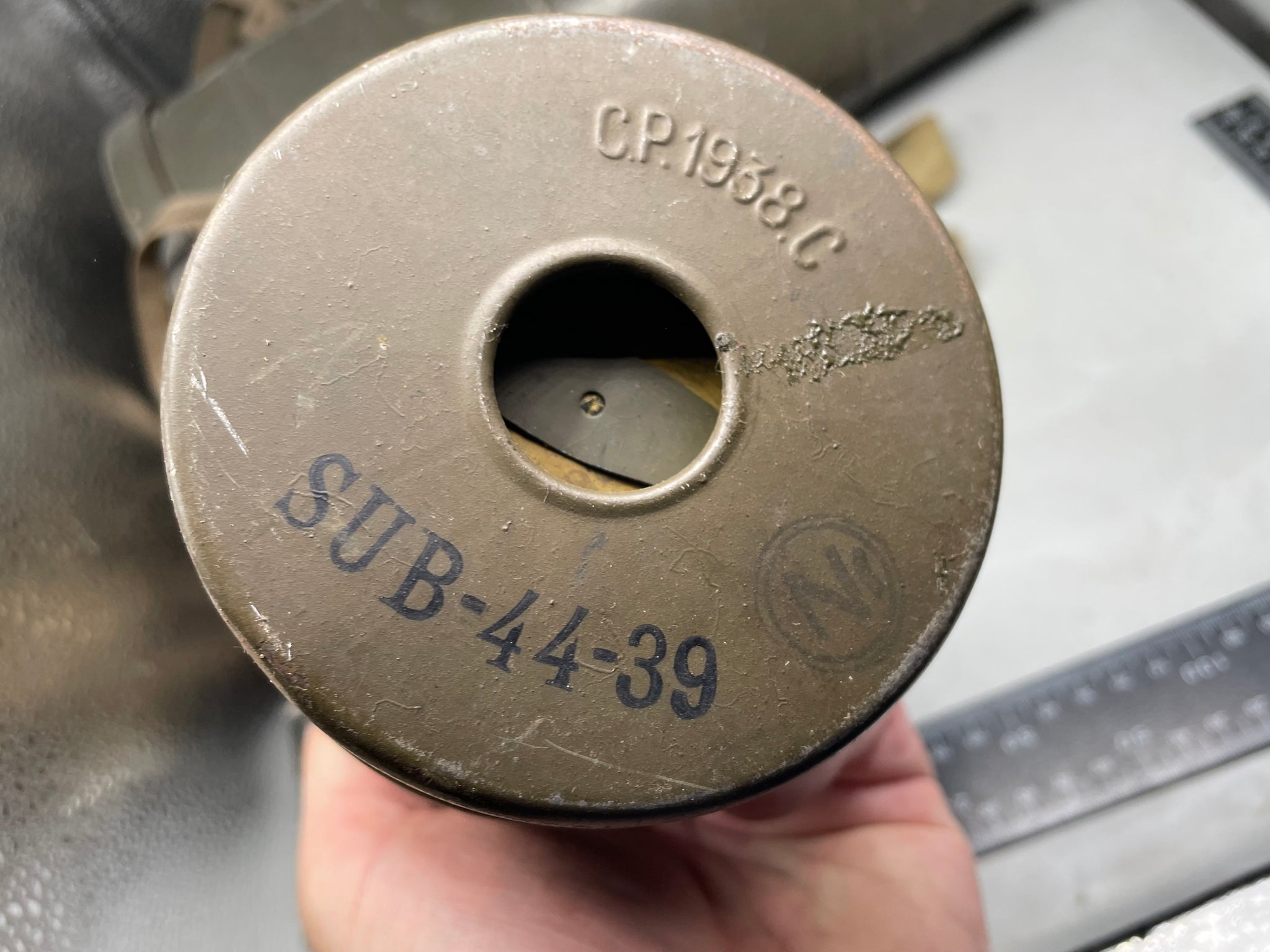 Original French / Belgium L702 Model Gas Mask in Tin | For Sale | The ...