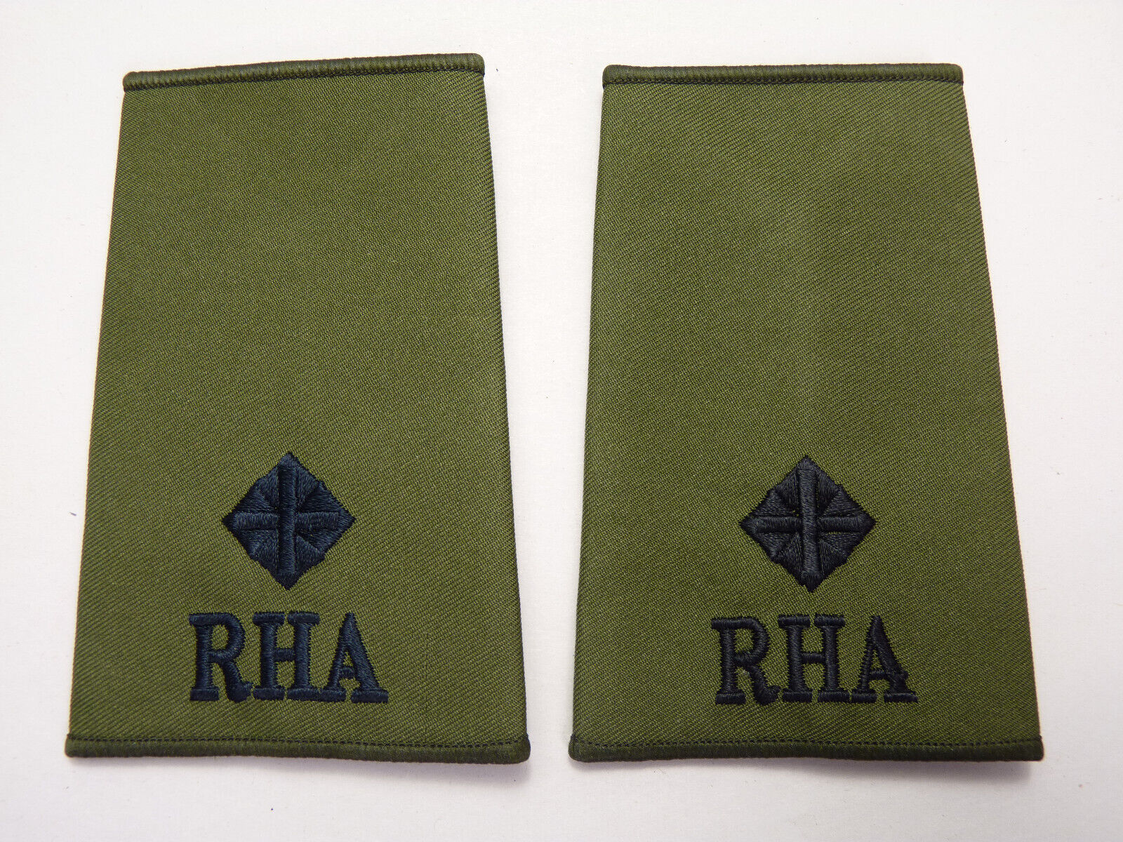 OD Green Rank Slides / Epaulette Pair Genuine British Army - RHA Lance ...