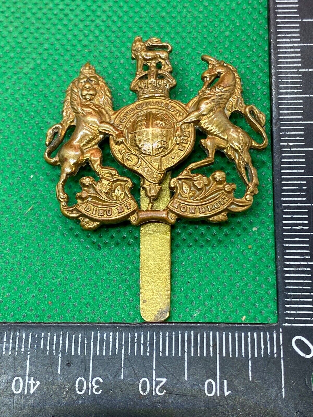 Original WW1 / WW2 British Army General Service Cap Badge – The ...