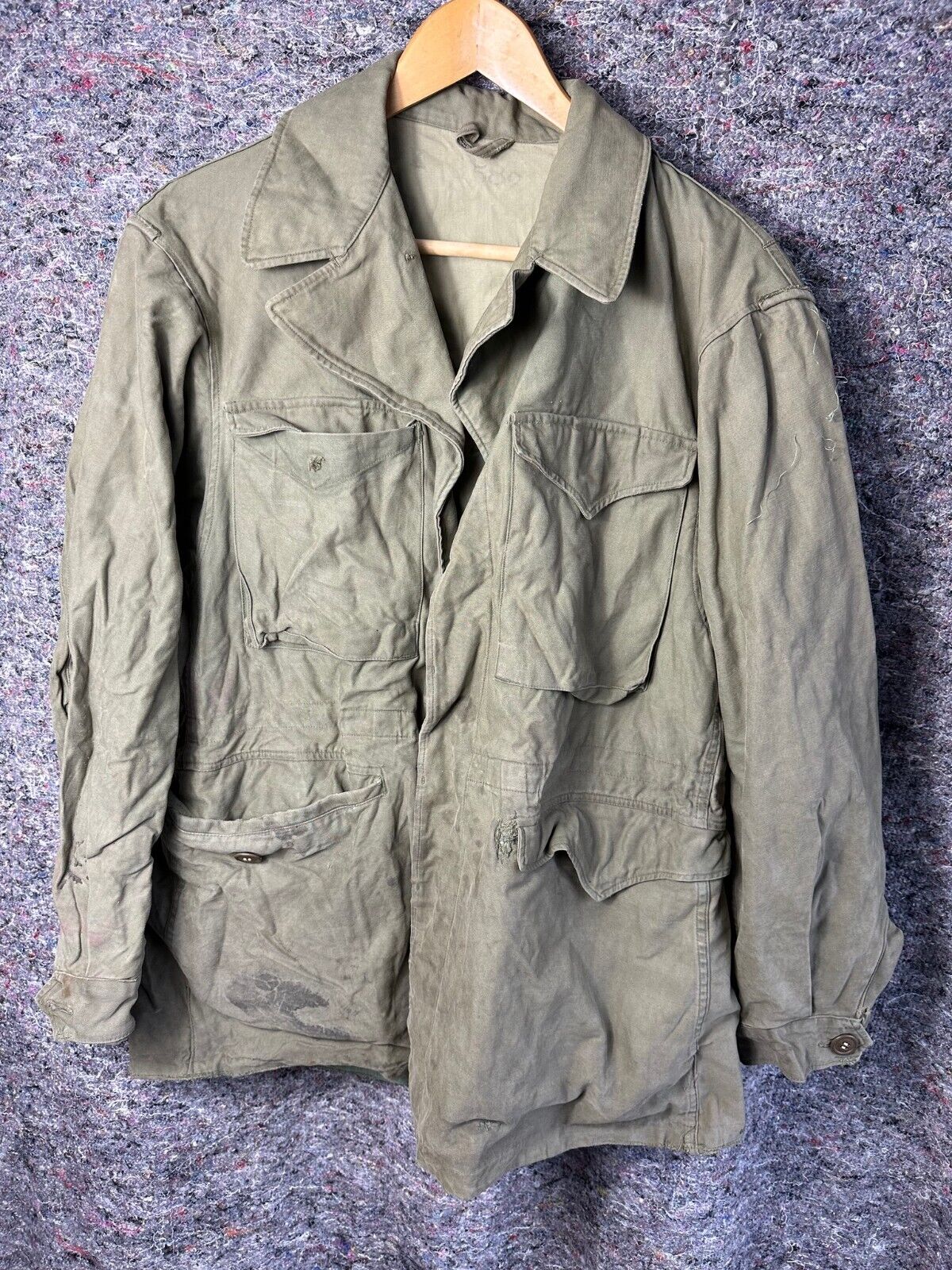 Original US Army M1943 M43 Combat Field Jacket - WW2 Era - Used - 42 ...