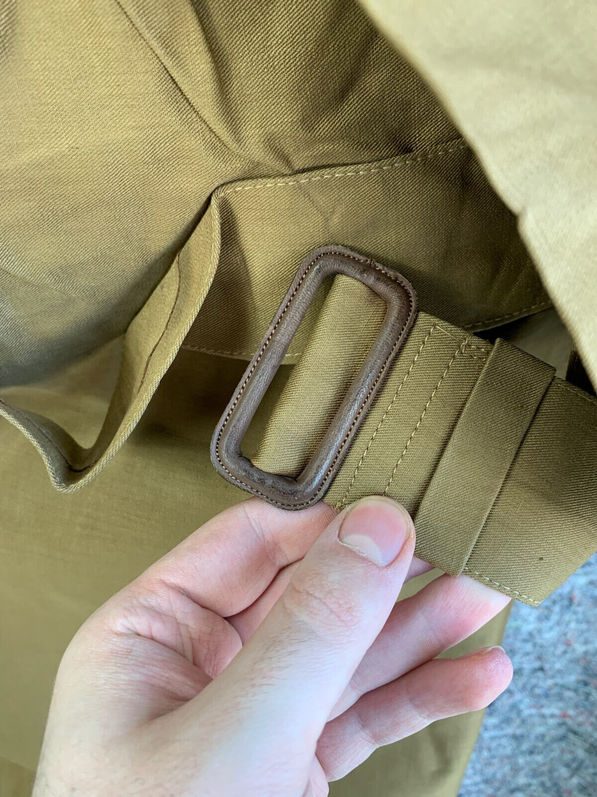 Original British Army Women's Land Army WLA Mackintosh Overcoat - WW2 ...