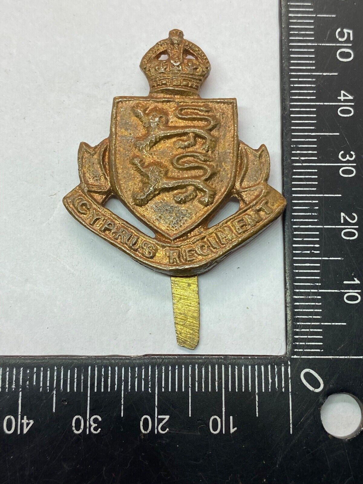 Rare Original WW2 British Army Cyprus Regiment Cap Badge – The ...