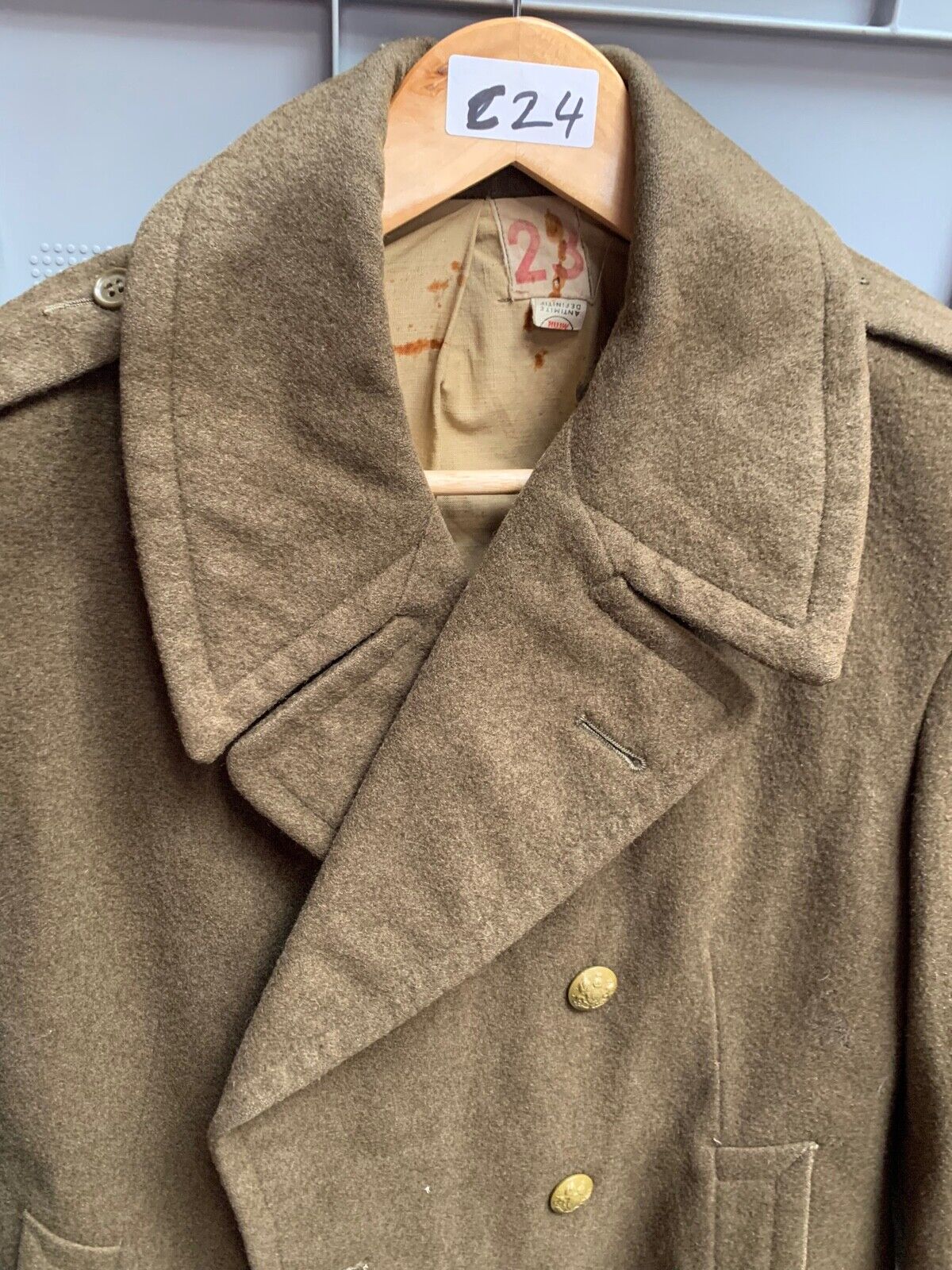 WW2 deals British Army Overcoat